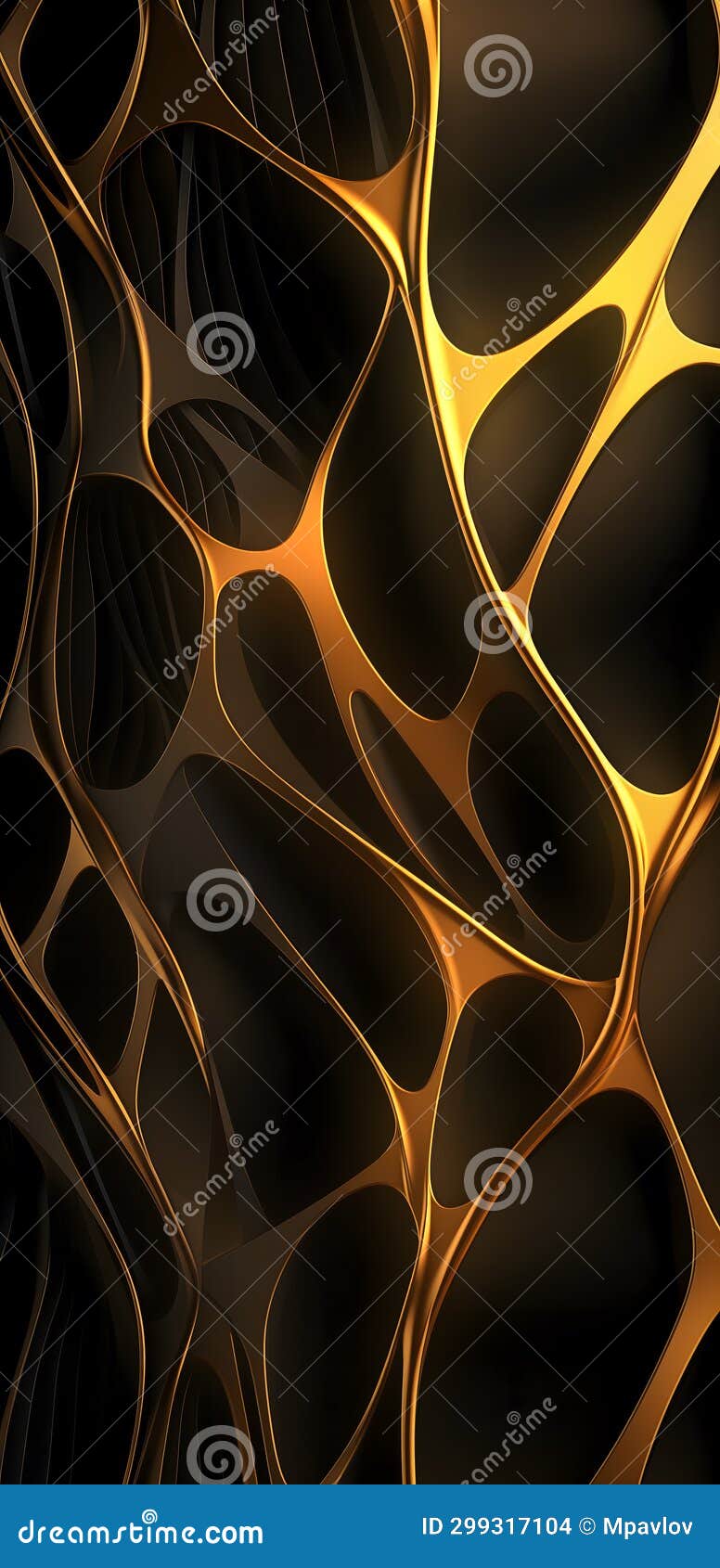 Generative Design Parametric Lines, Voronoi Design Stock Illustration ...