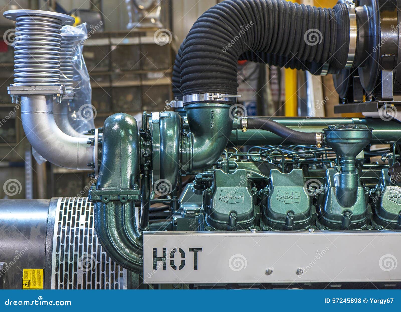 Generator Motor stock photo. Image of plant, motor, industry - 57245898