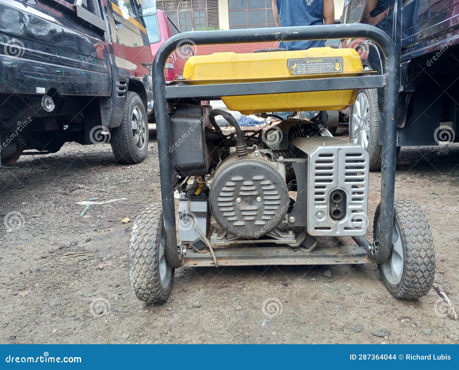 Generator Set for Work Construction Editorial Stock Image - Image of ...