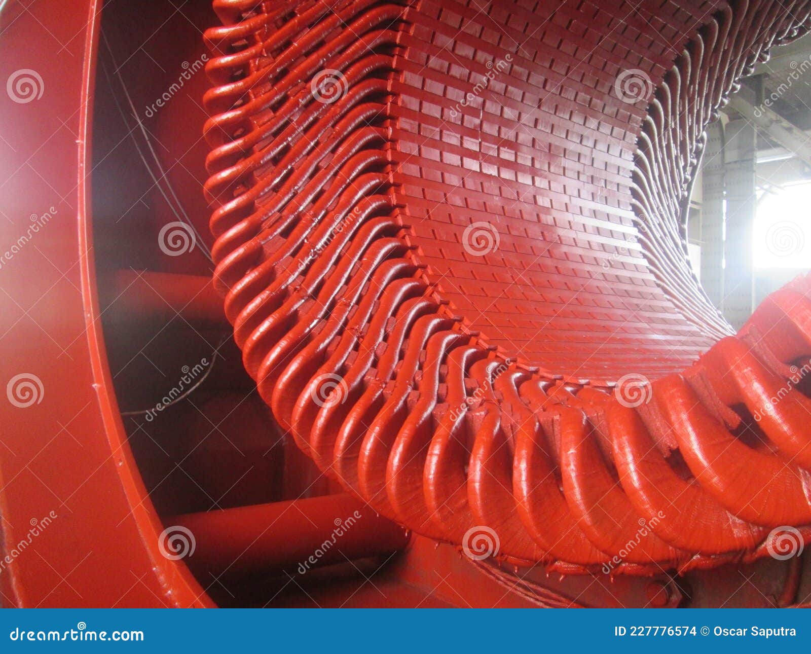 Generator Stator Winding Wire Concept. Stock Photo - Image of winding ...