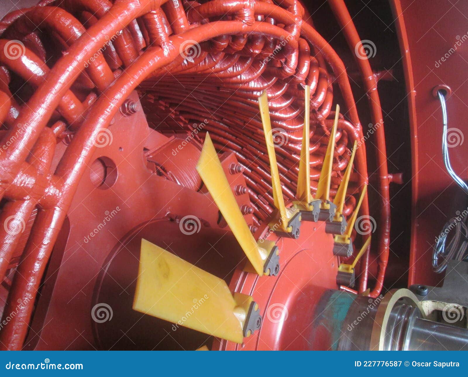 Generator Stator Winding Wire Concept. Royalty-Free Stock Photography ...