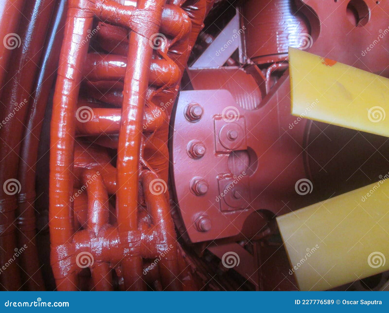 Generator Stator Winding Wire Concept. Stock Image - Image of coil ...