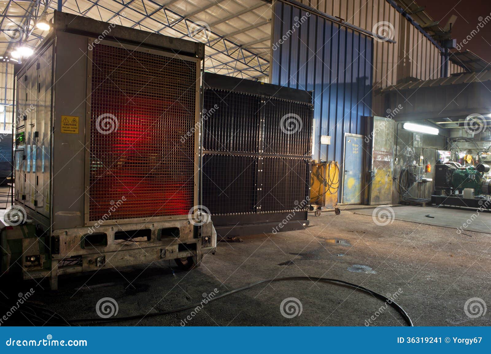 Generator at Test editorial photo. Image of heavy, work - 36319241