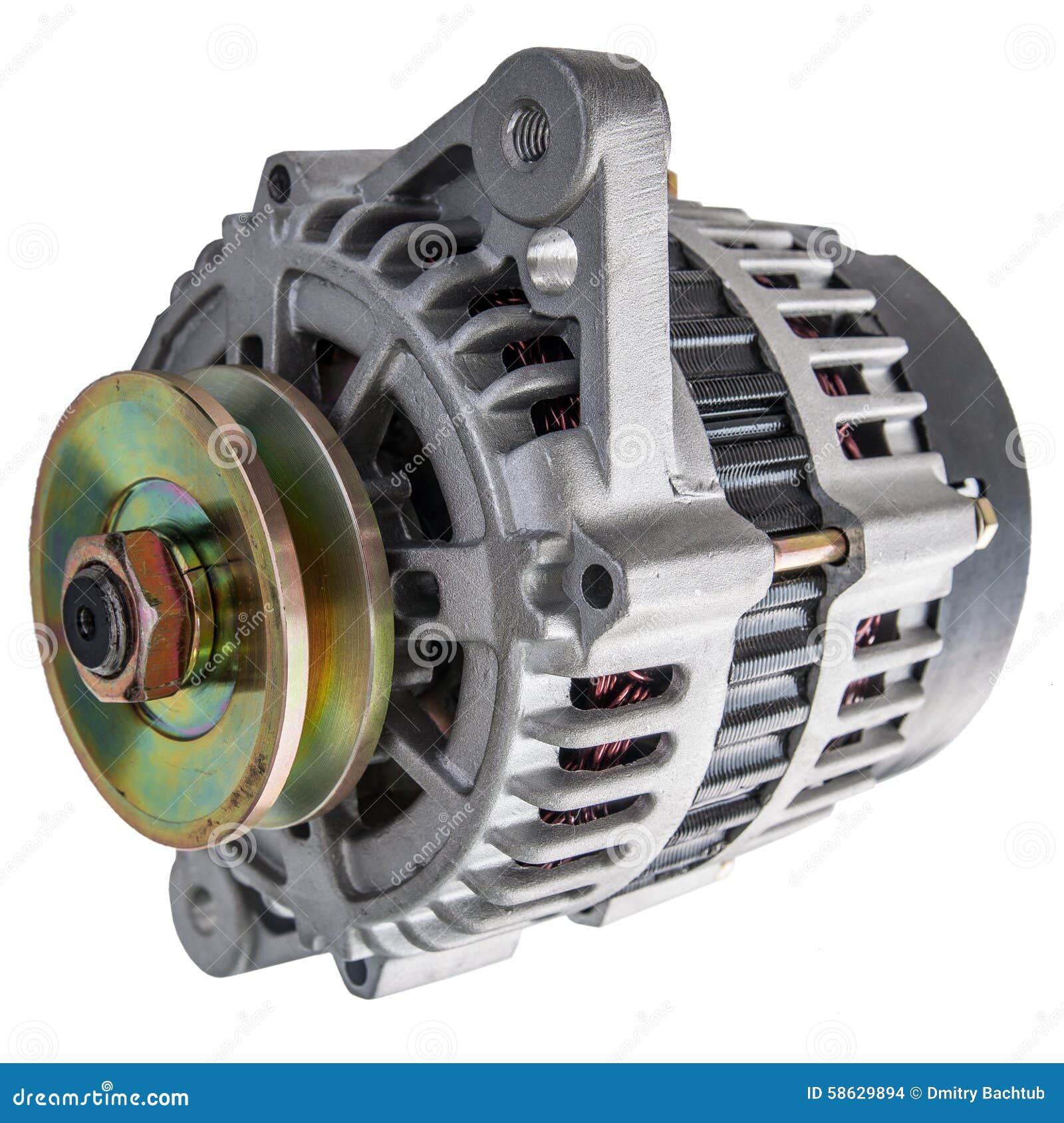 Generator on a White Background Stock Photo - Image of isolated ...