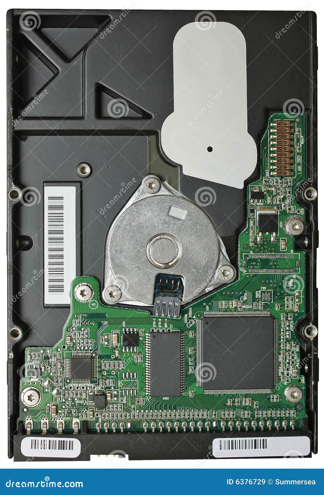 Generic 3.5 hard disk stock image. Image of memory, bottom - 6376729
