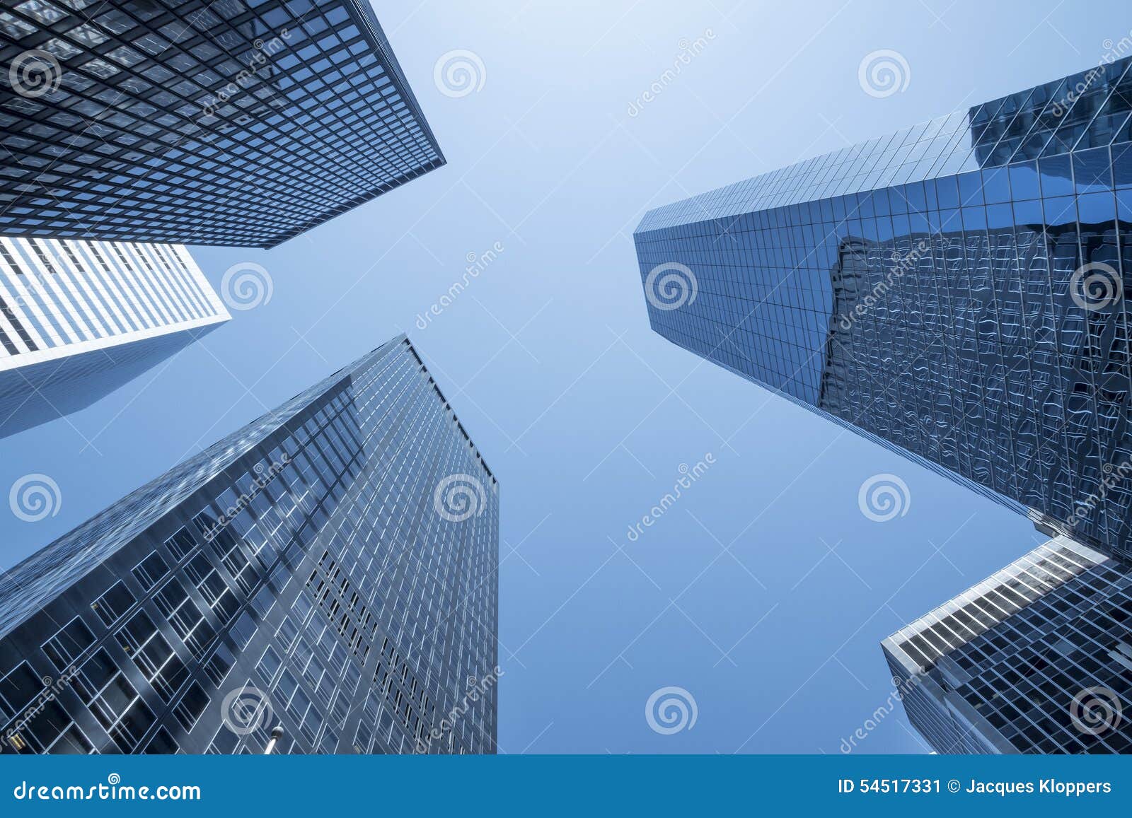 Generic Abstract of New City Skyscrapers Stock Image - Image of ...