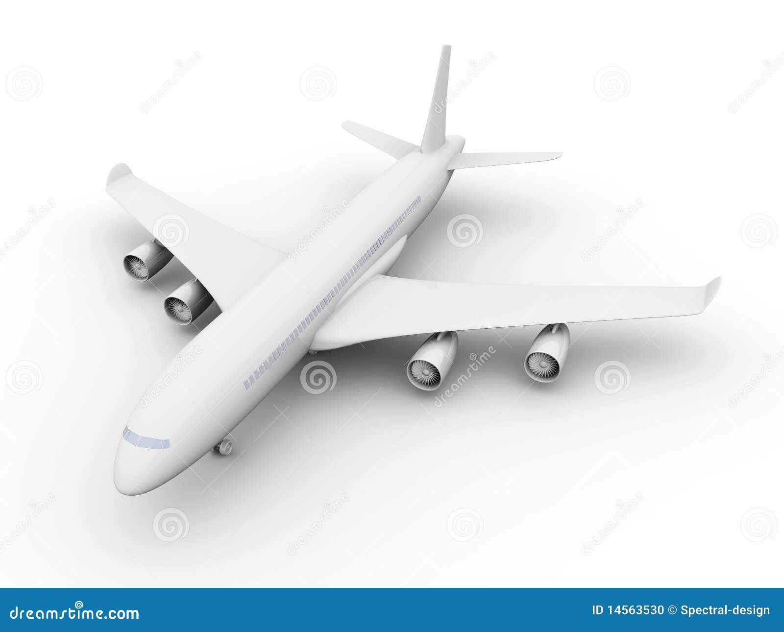 Generic Airplane stock illustration. Illustration of digital - 14563530