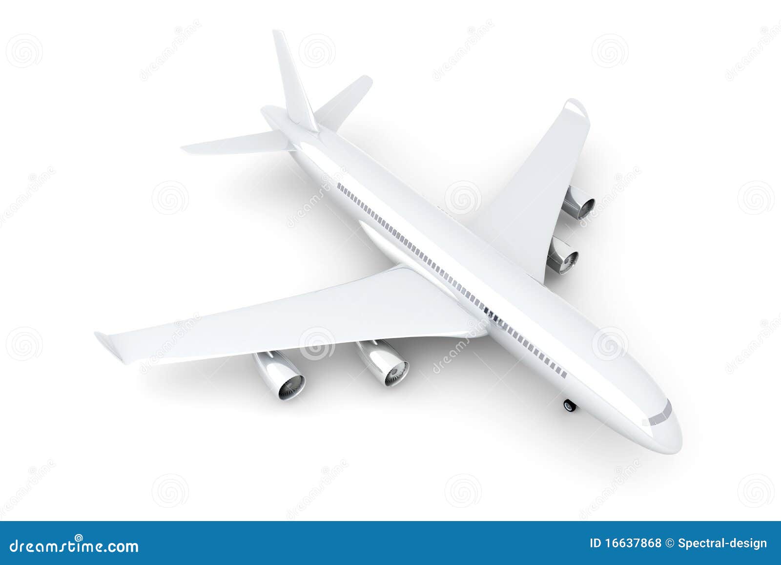 Generic Airplane stock illustration. Illustration of vehicle - 16637868