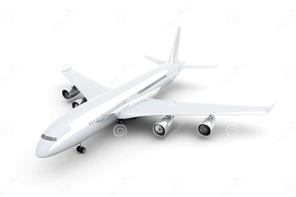 Generic Airplane stock illustration. Illustration of white - 16637877
