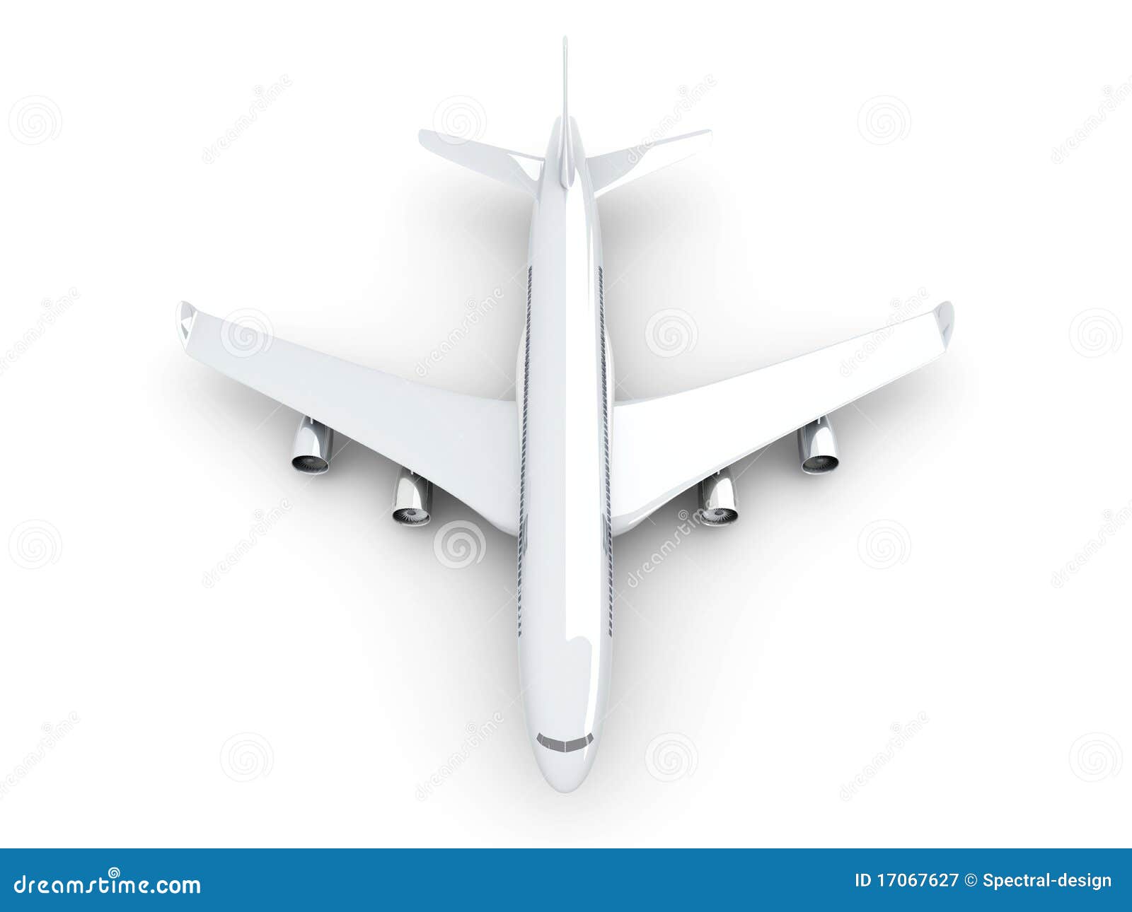 Generic Airplane stock illustration. Illustration of render - 17067627