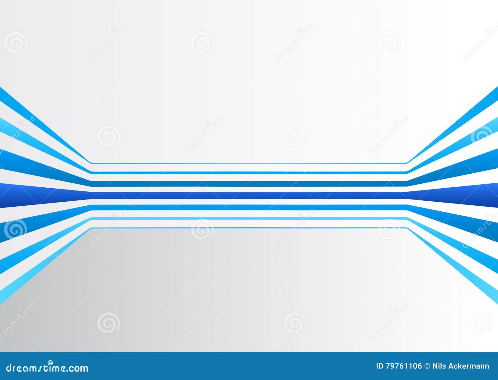 Generic Background with Multiple Blue Colored Horizontally Expanding ...