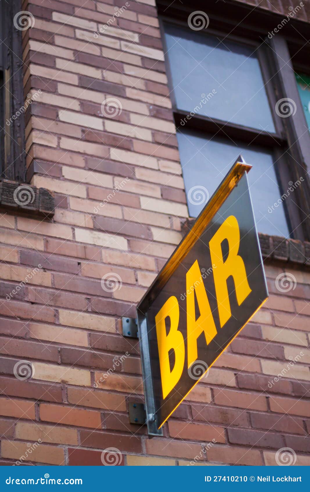 Generic Bar Sign on Pub stock photo. Image of cocktails - 27410210