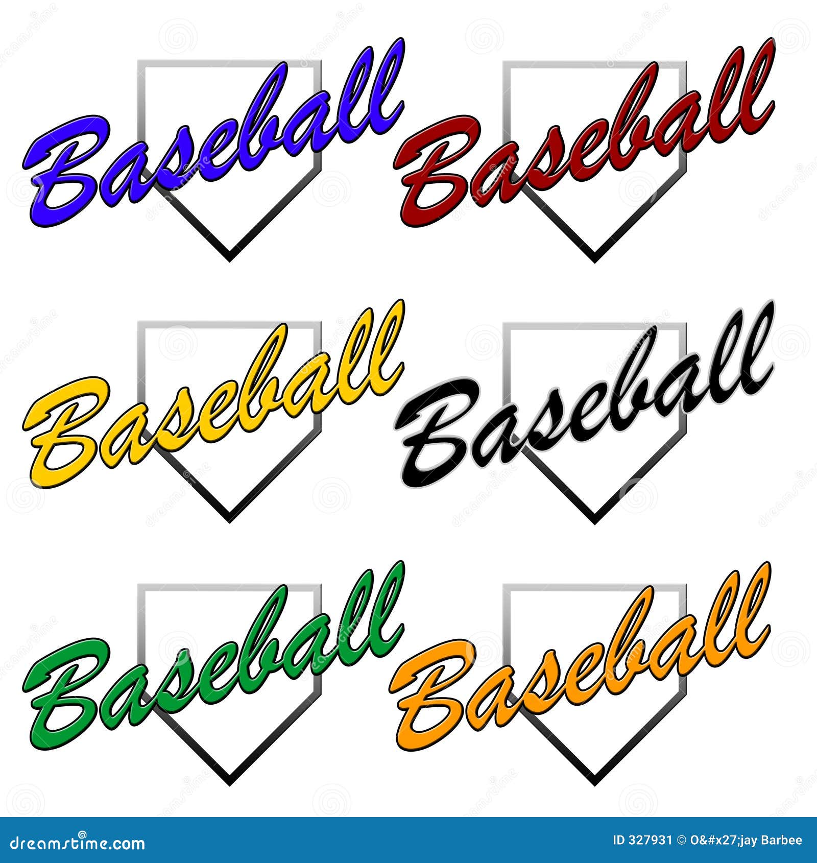 Generic Baseball Logos stock illustration. Illustration of baseball ...