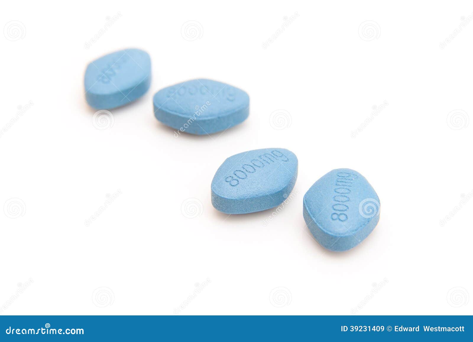 Generic Blue Erectile Dysfunction Pills Stock Image - Image of arterial ...
