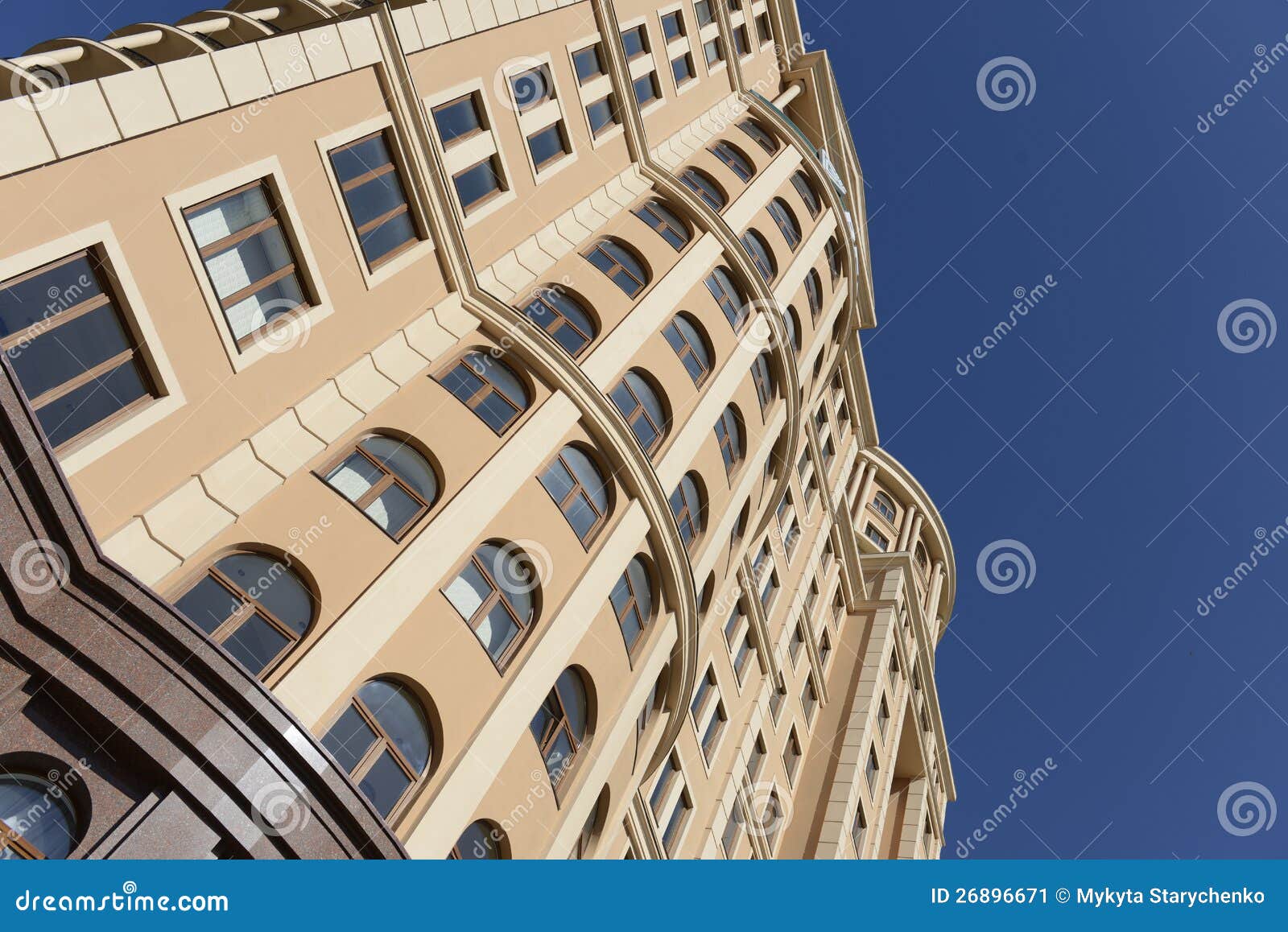Generic Brick Office Building Stock Image - Image of corporation ...