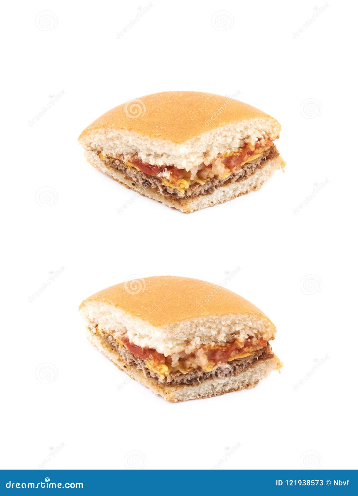Generic Burger Composition Isolated Stock Image - Image of barbecue ...