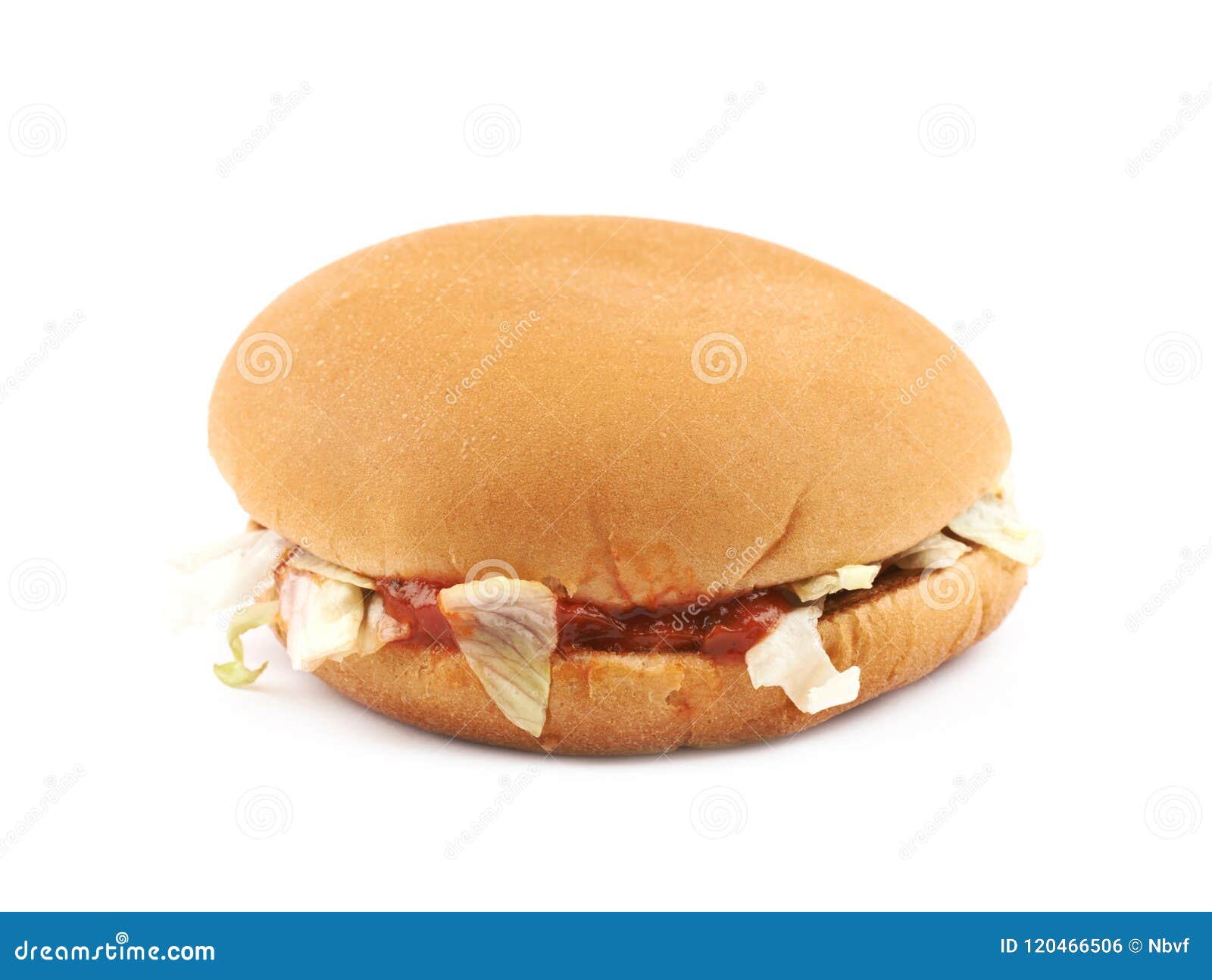 Generic Burger Composition Isolated Stock Photo - Image of cheddar ...
