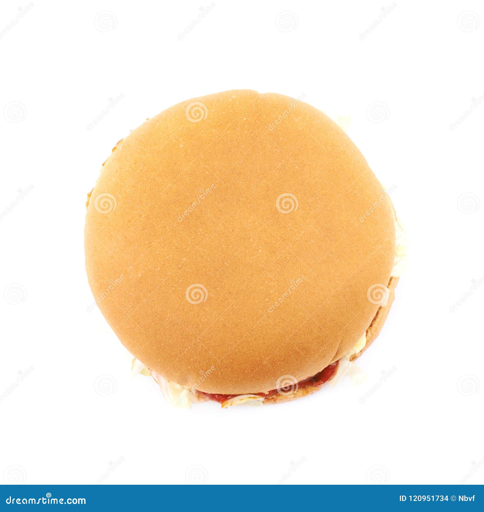 Generic Burger Composition Isolated Stock Photo - Image of isolated ...