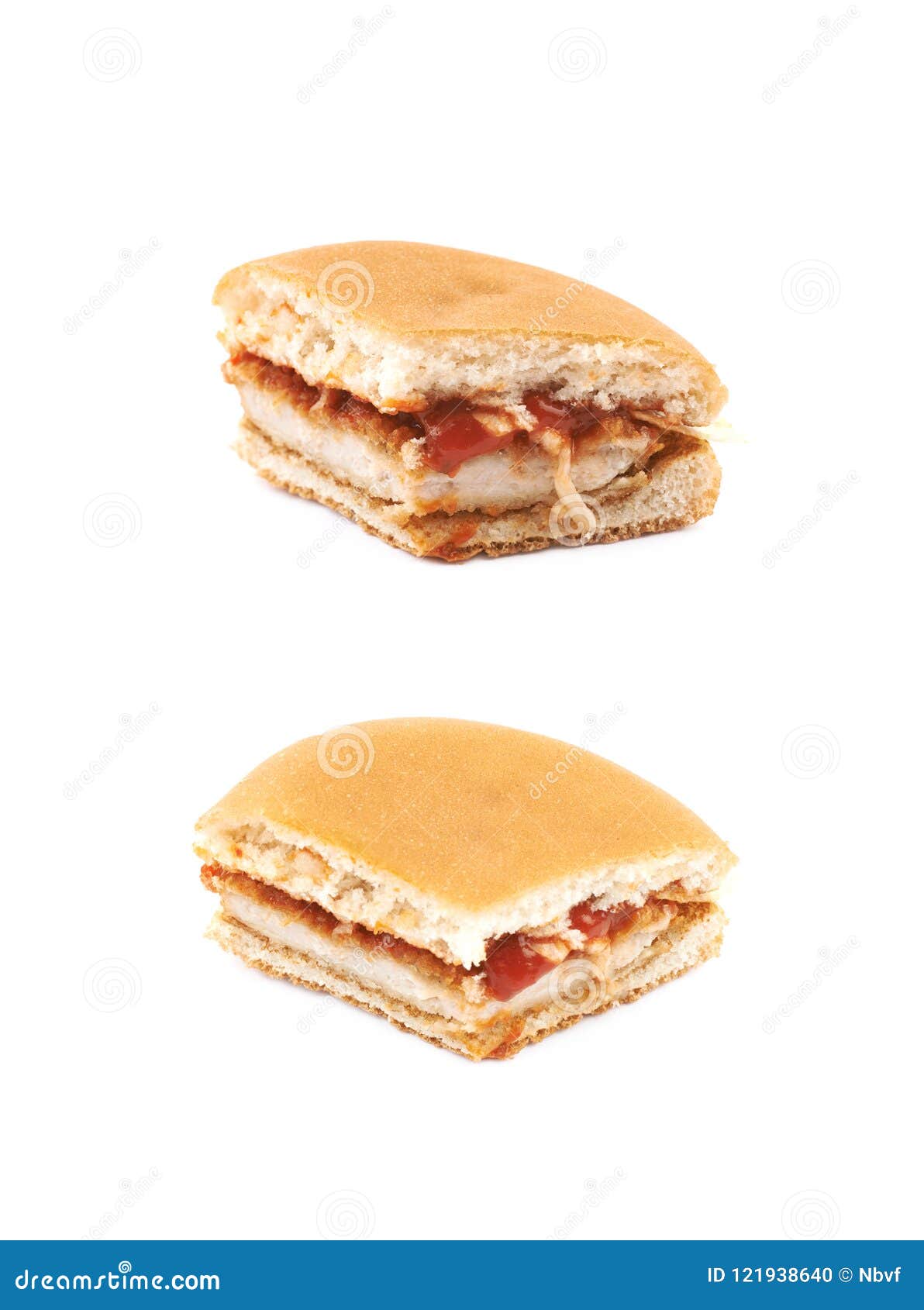 Generic Burger Composition Isolated Stock Photo - Image of hamburger ...