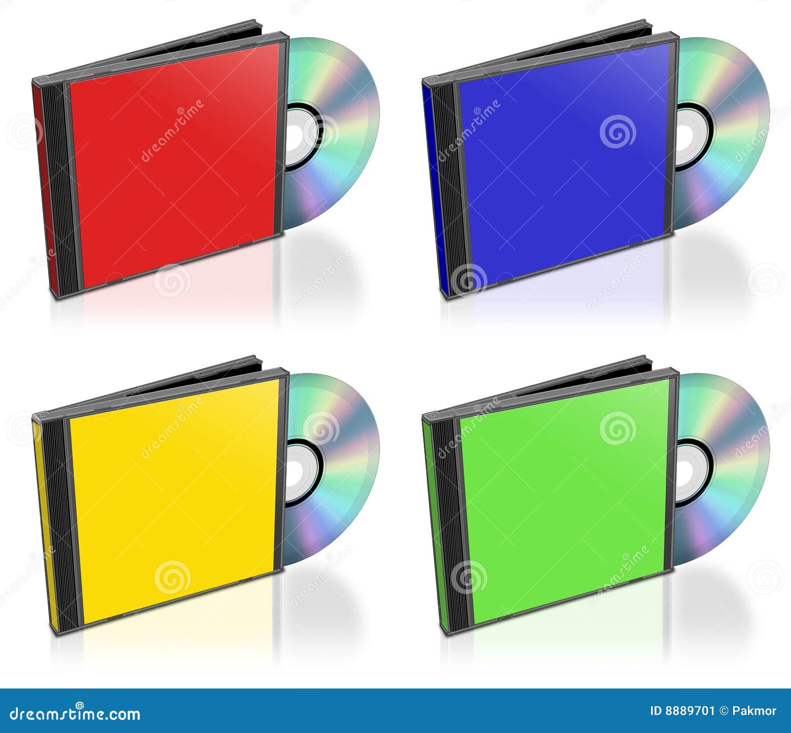 Generic CD boxes stock illustration. Illustration of collection - 8889701
