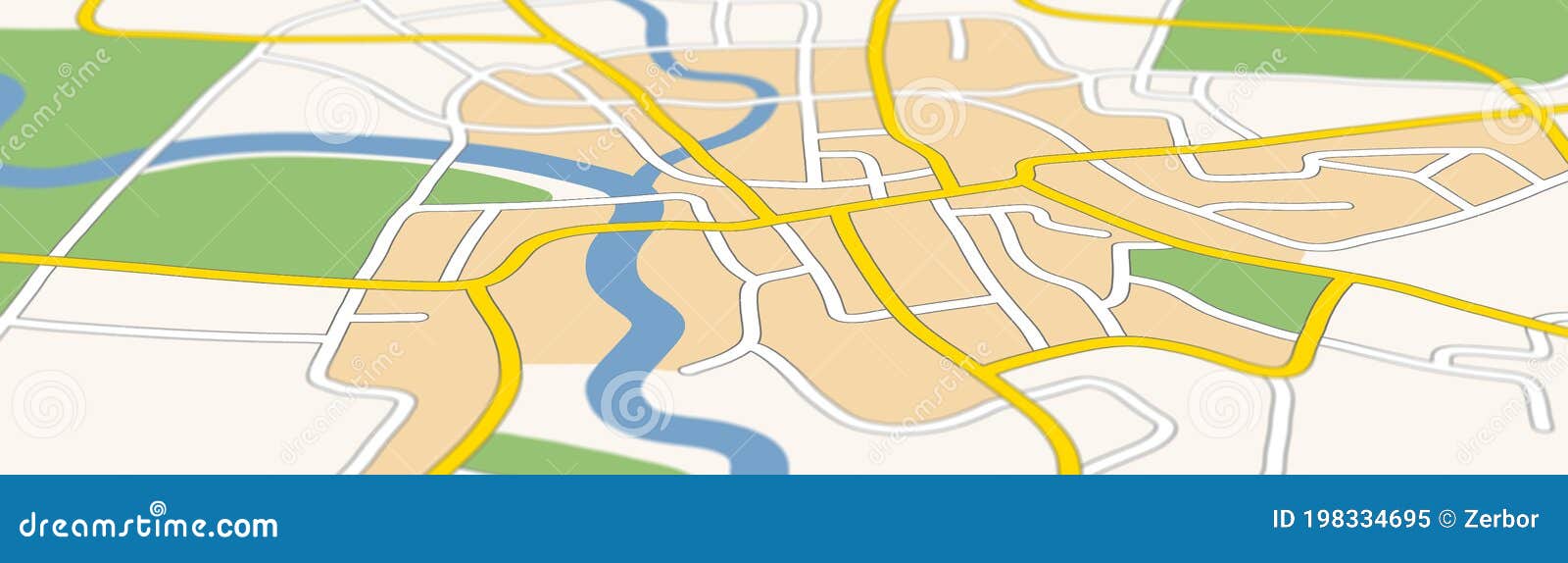 A generic city map stock illustration. Illustration of ldestinations ...