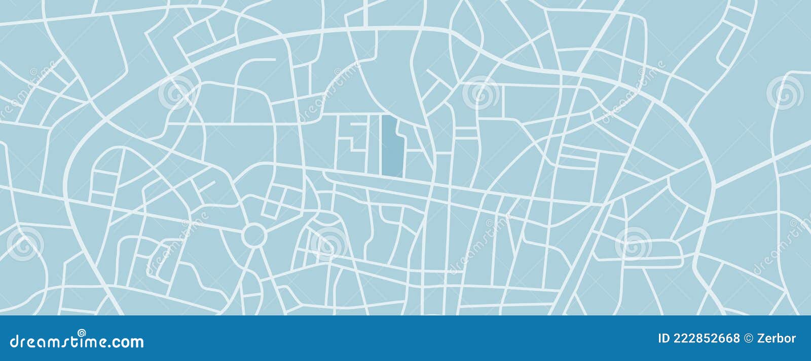 A Generic City Map Illustration Stock Illustration - Illustration of ...