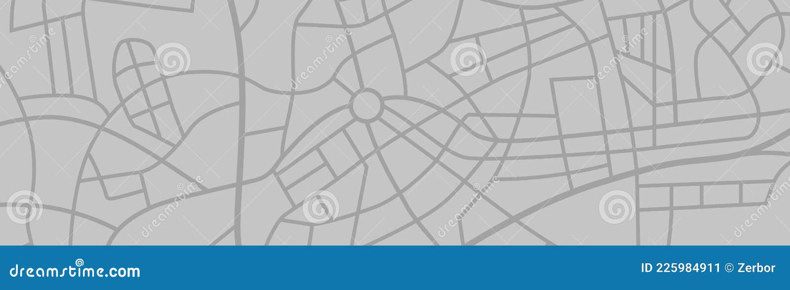 A Generic City Map Illustration Stock Illustration - Illustration of ...