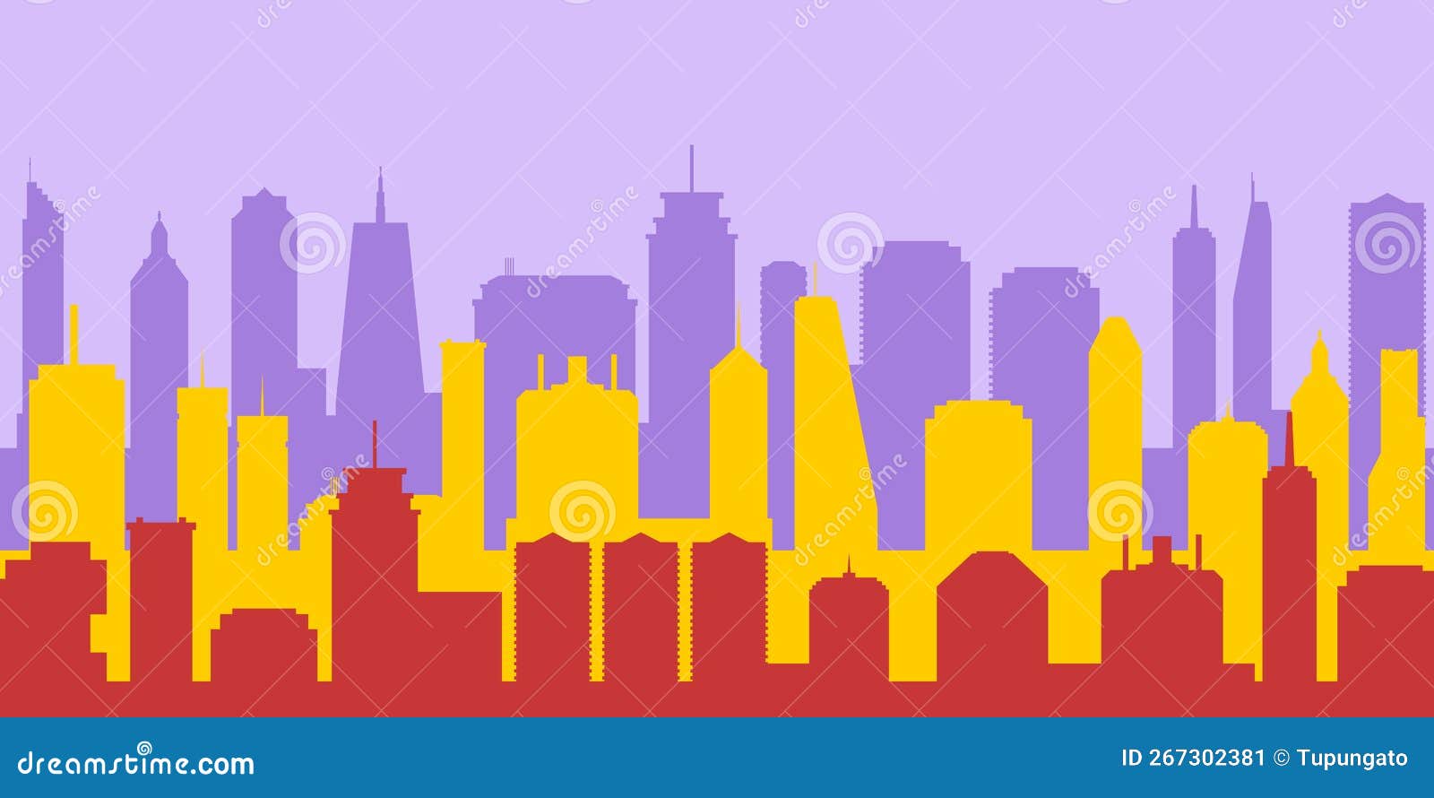 Generic City Skyline Vector