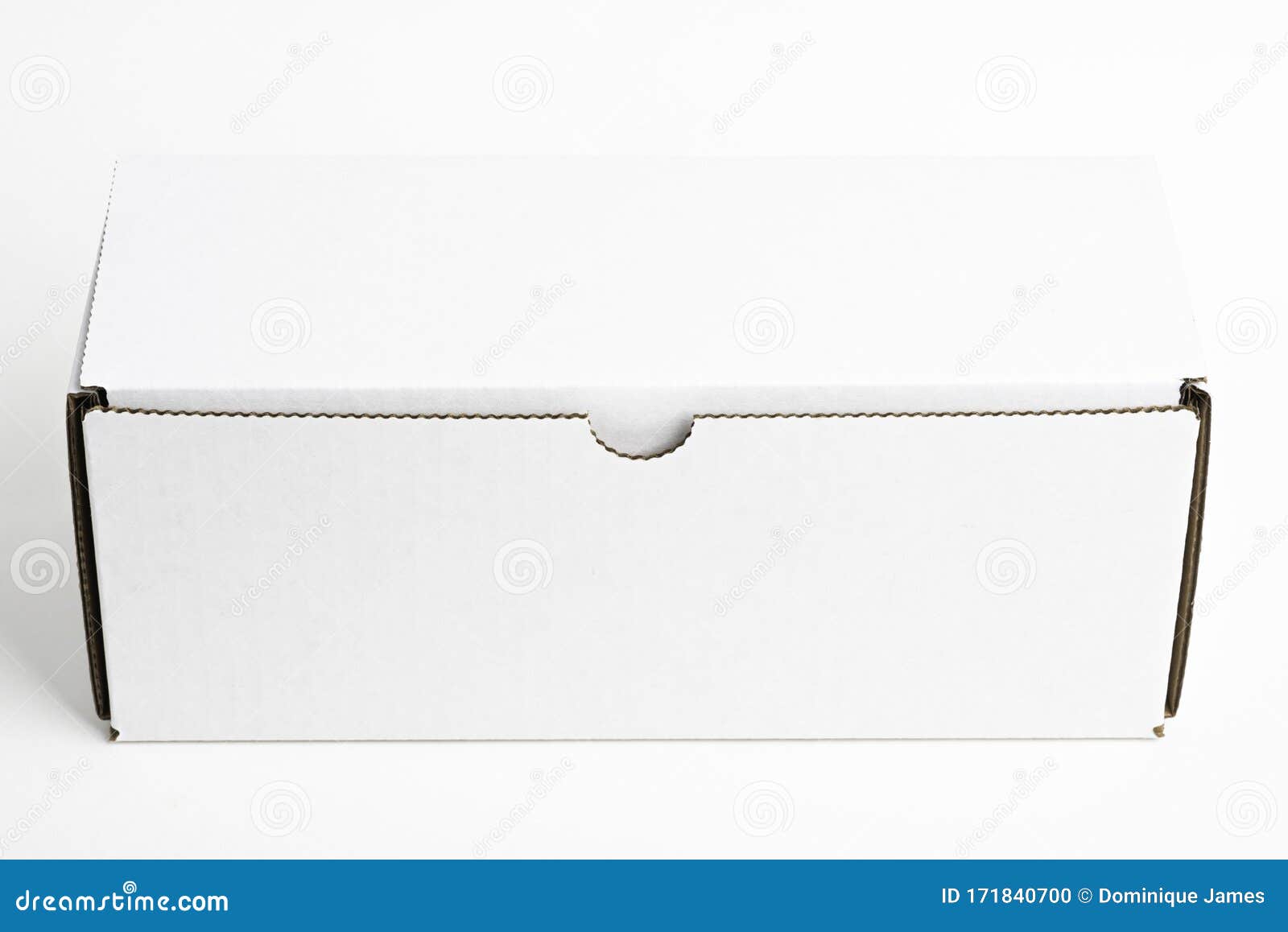 Generic Closed White Packaging Box Stock Photo - Image of locking ...