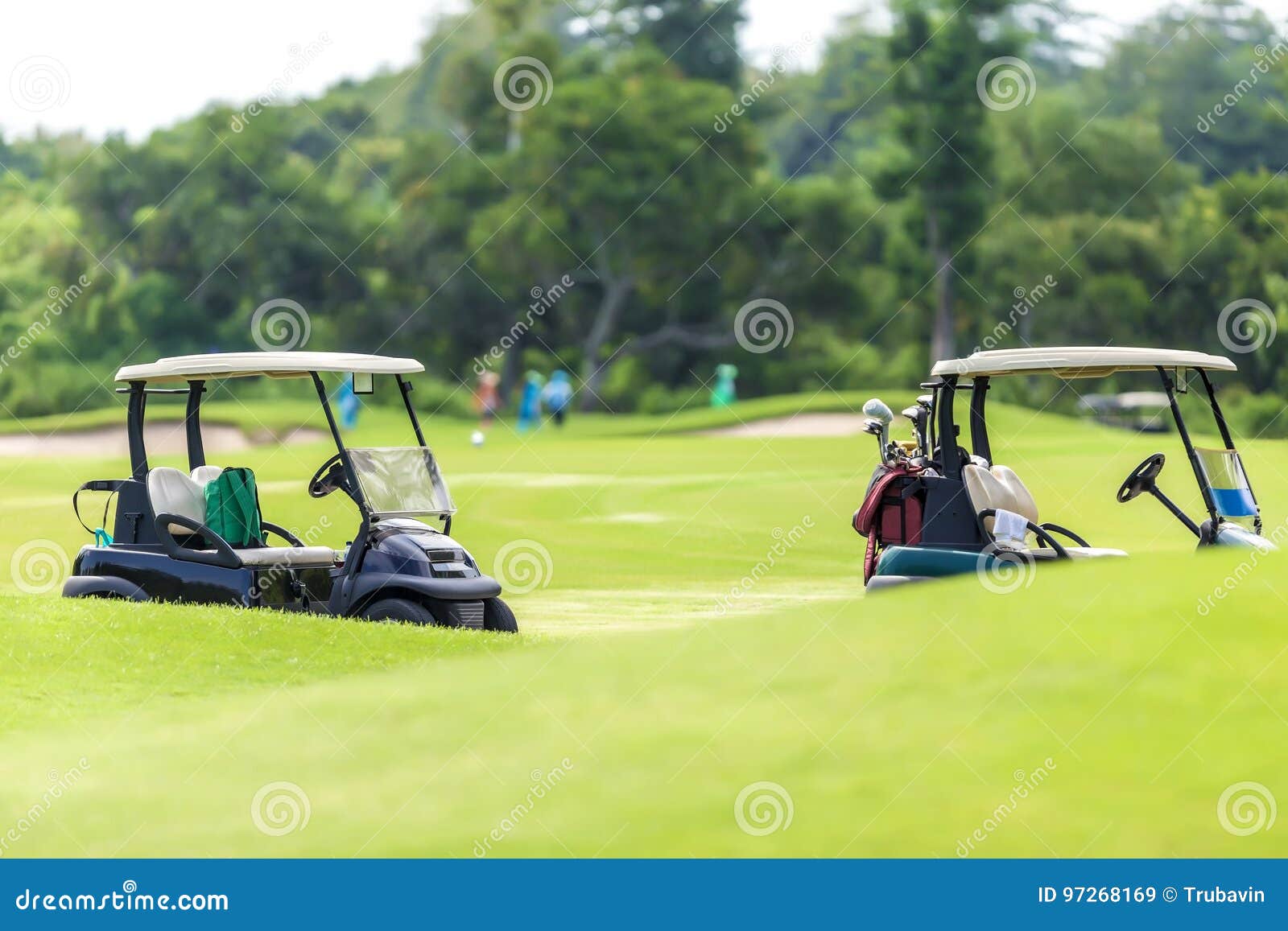 Generic Club Car Golf Carts Stock Image - Image of sport, leisure: 97268169