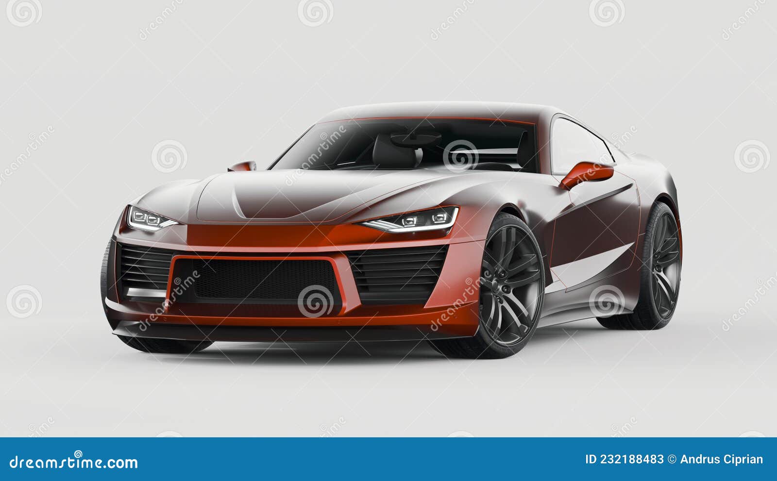 Generic concept car stock illustration. Illustration of four - 232188483