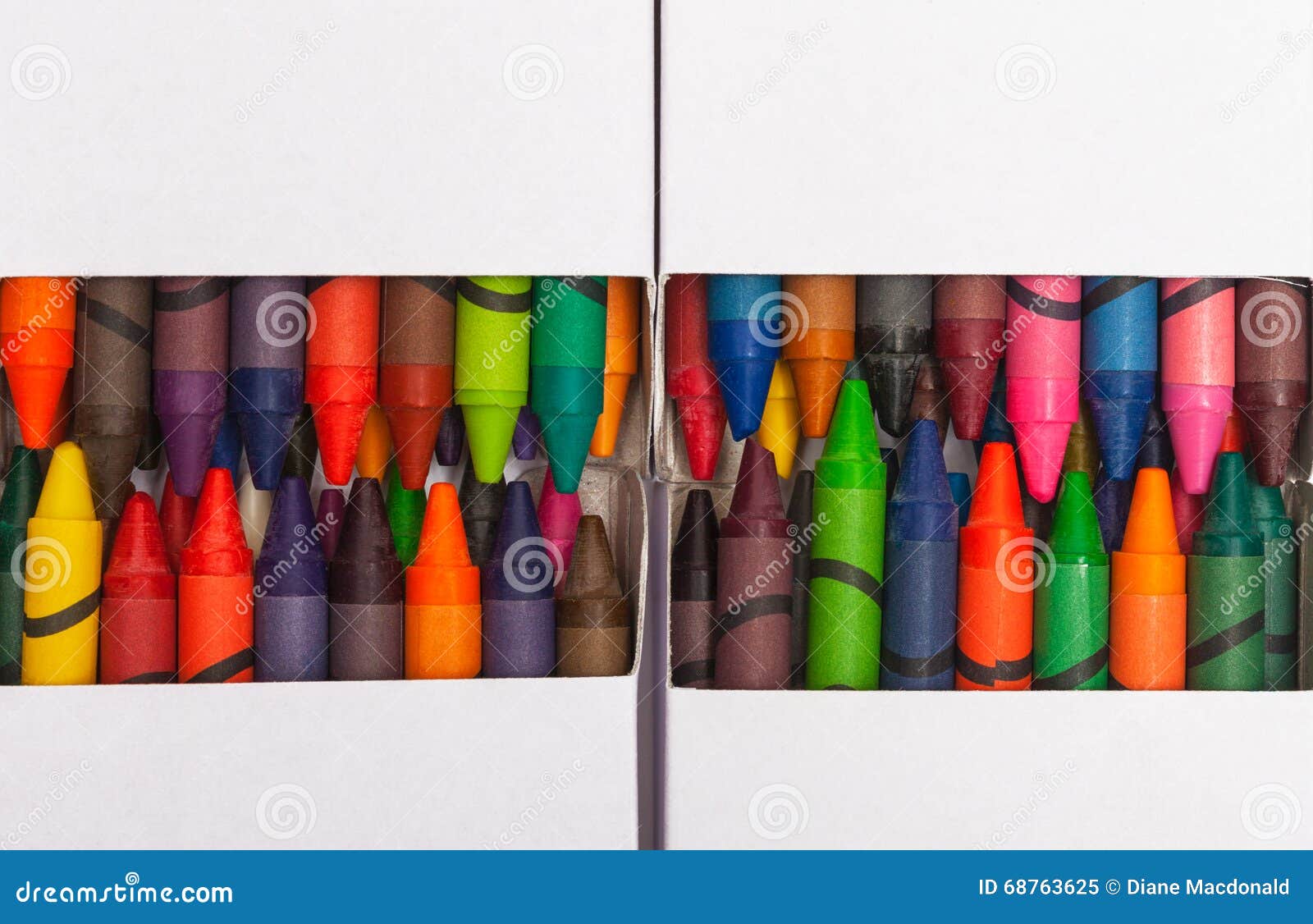 Generic crayons stock image. Image of craft, white, colourful - 68763625