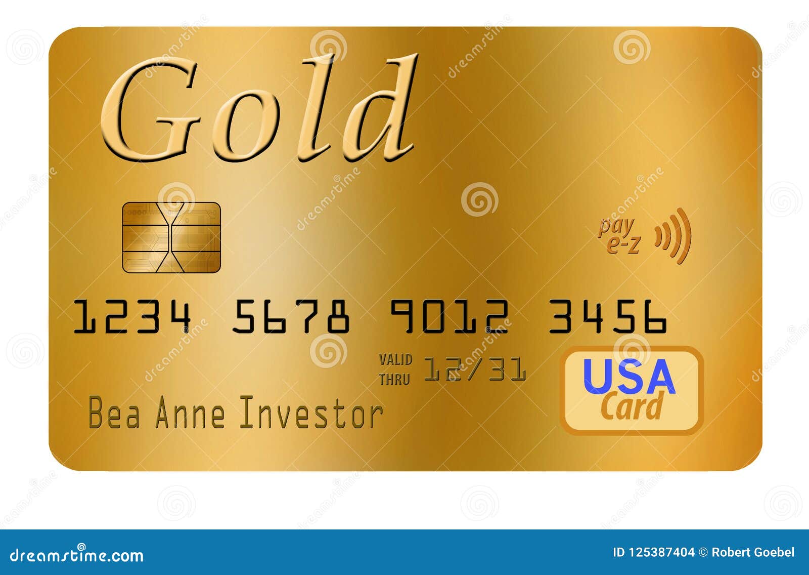 This is a Generic Credit Card Illustration. Stock Photo - Image of ...