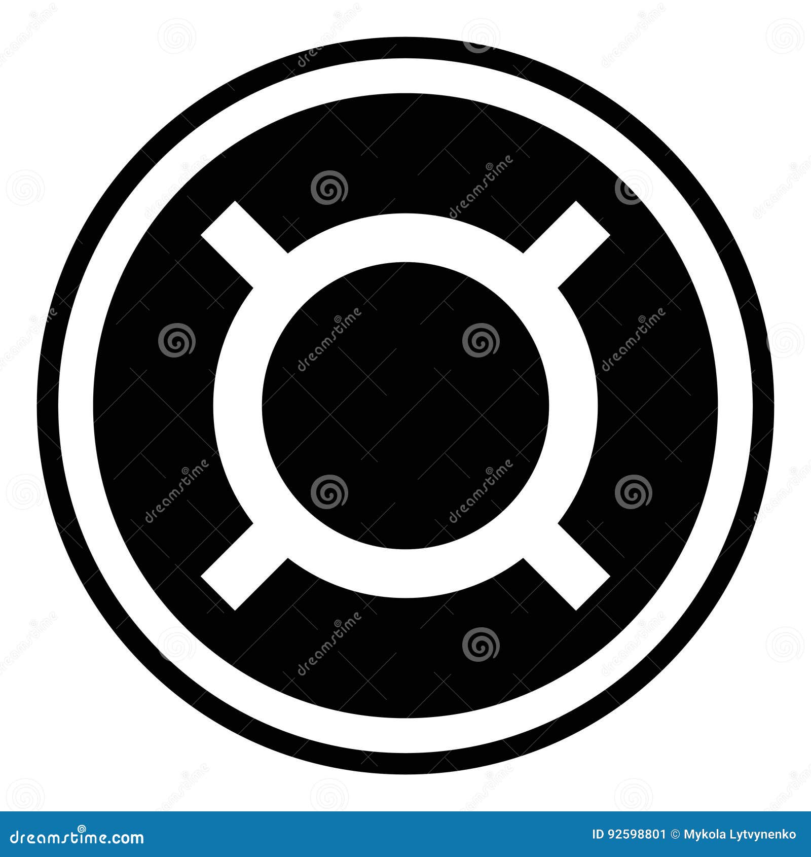 Generic Currency Symbol Icon Stock Vector - Illustration of coin ...