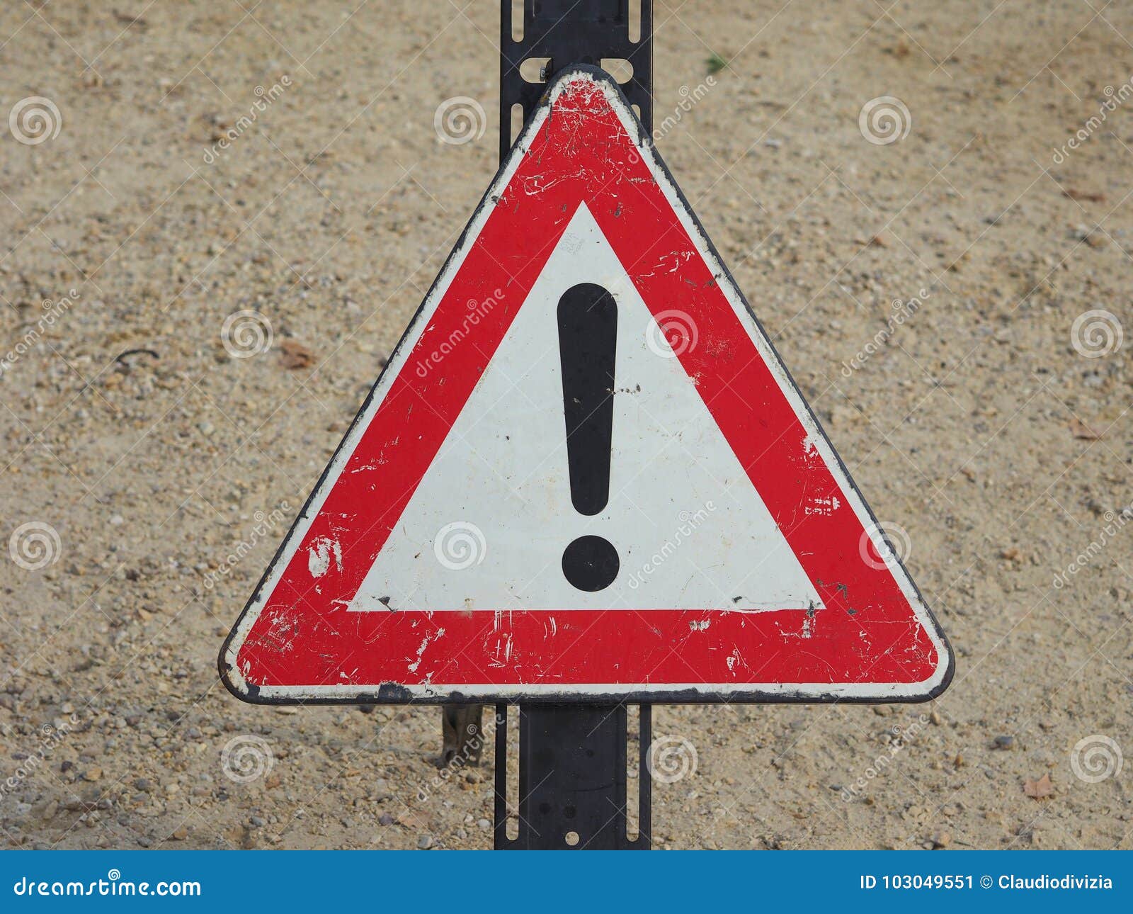 Generic danger sign stock image. Image of signals, sign - 103049551