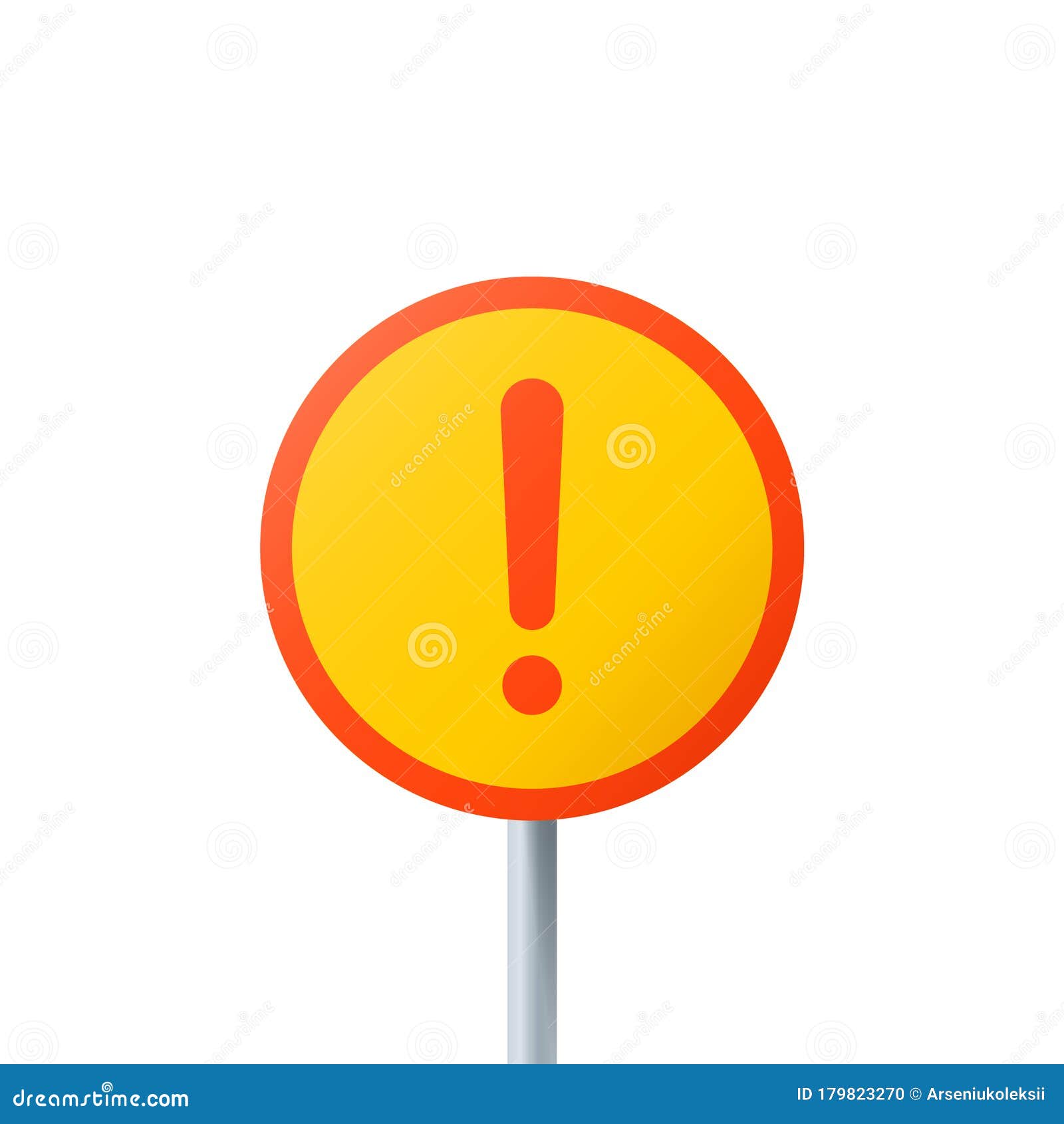 Generic danger symbol stock vector. Illustration of isolated - 179823270