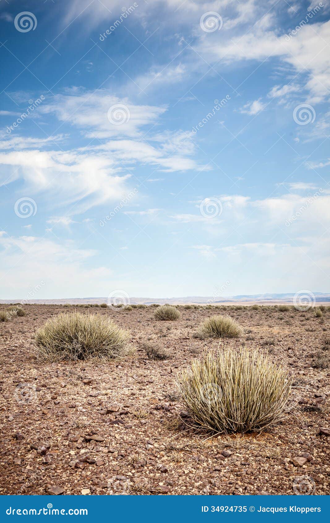 Generic Desert Scene with Blue Sky Stock Image - Image of hill, scenic ...