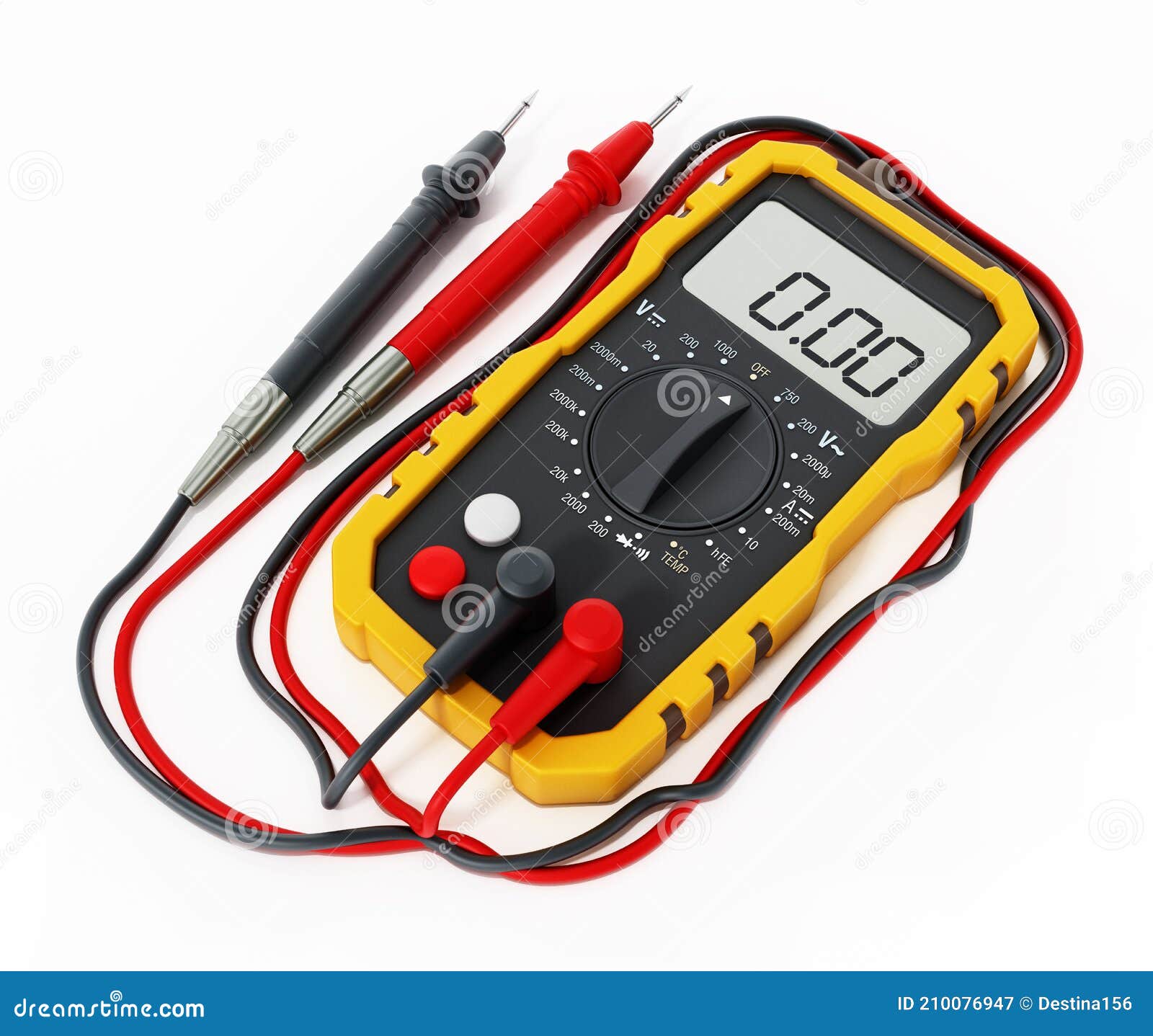 Illustration Of MultiMeter Cartoon Vector | CartoonDealer.com #3495817
