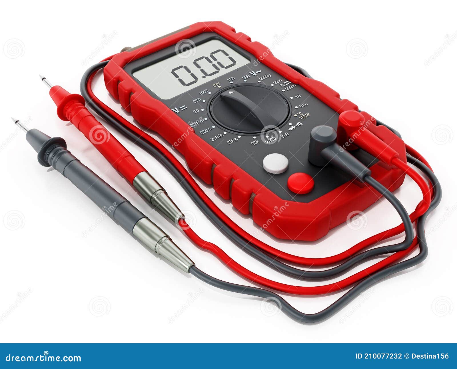 Illustration Of MultiMeter Cartoon Vector | CartoonDealer.com #3495817