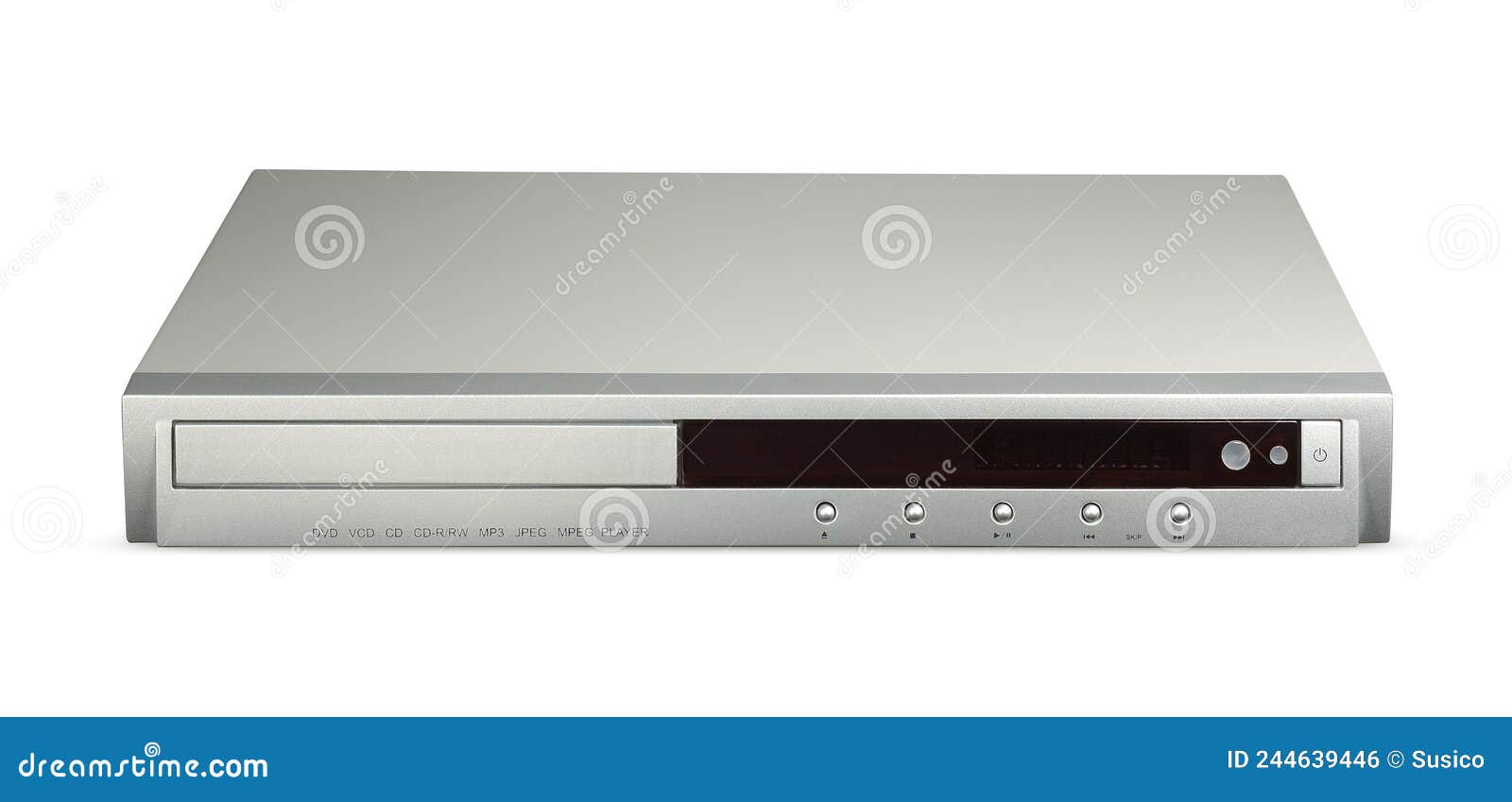 Generic DVD CD MP3 JPEG Player Isolated Stock Photo - Image of ...