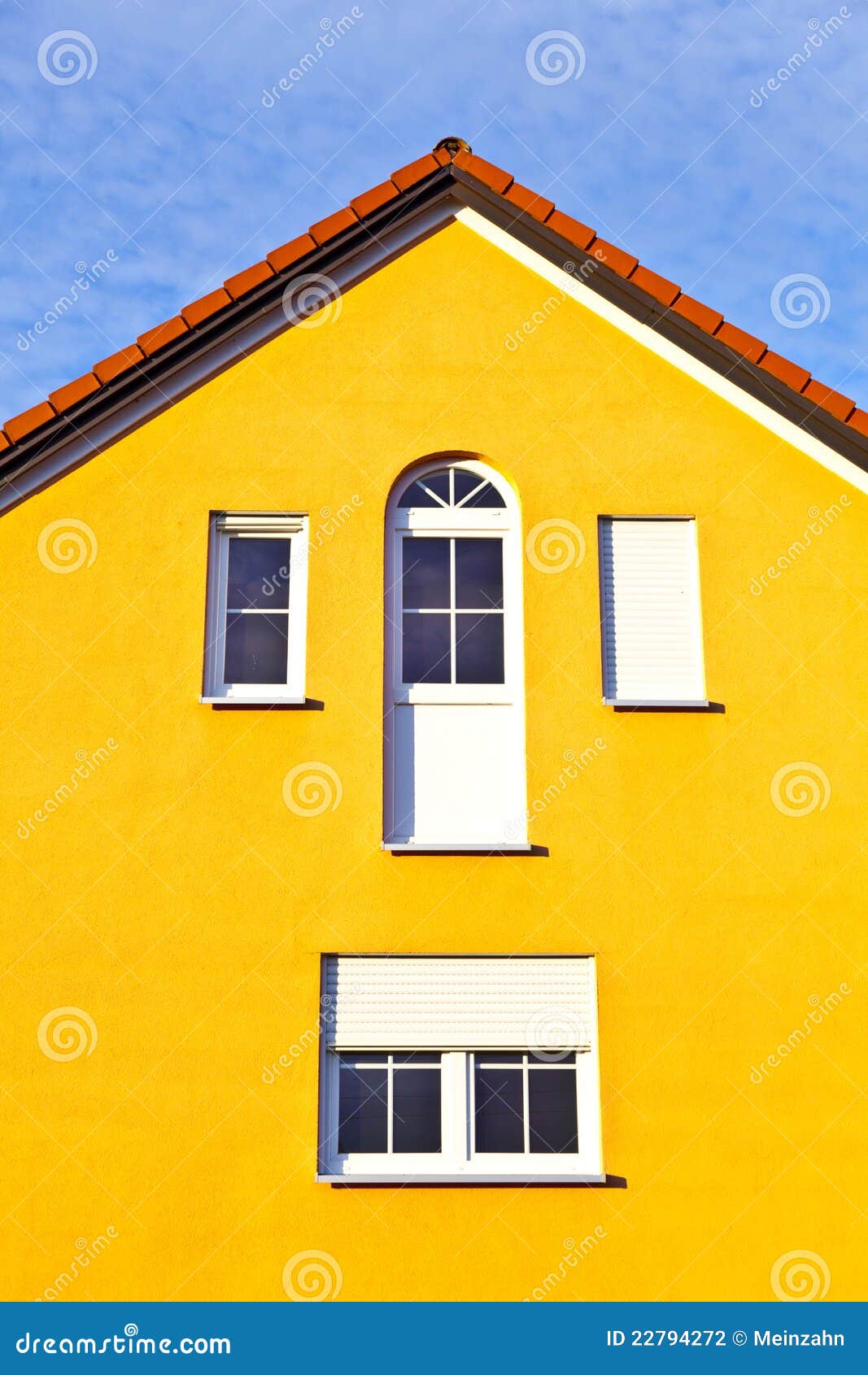 Generic Family Home in Suburban Area Stock Photo - Image of finance ...