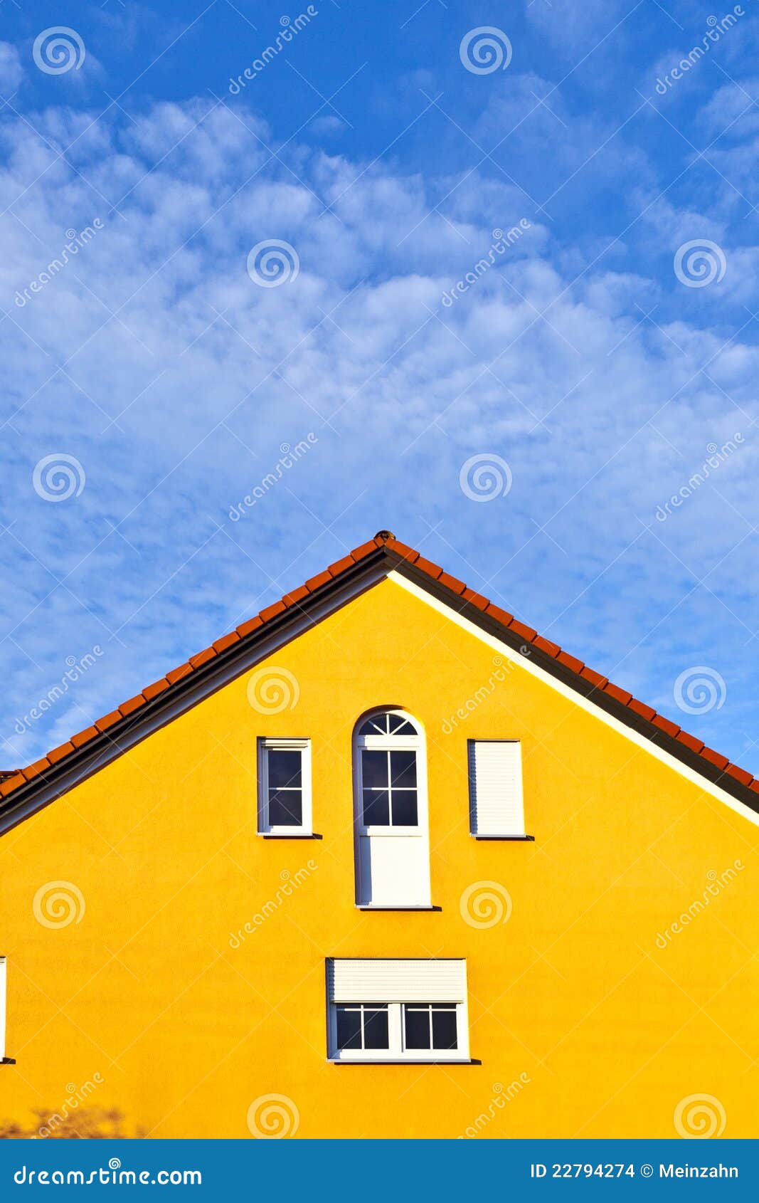 Generic Family Home in Suburban Area Stock Photo - Image of exterior ...