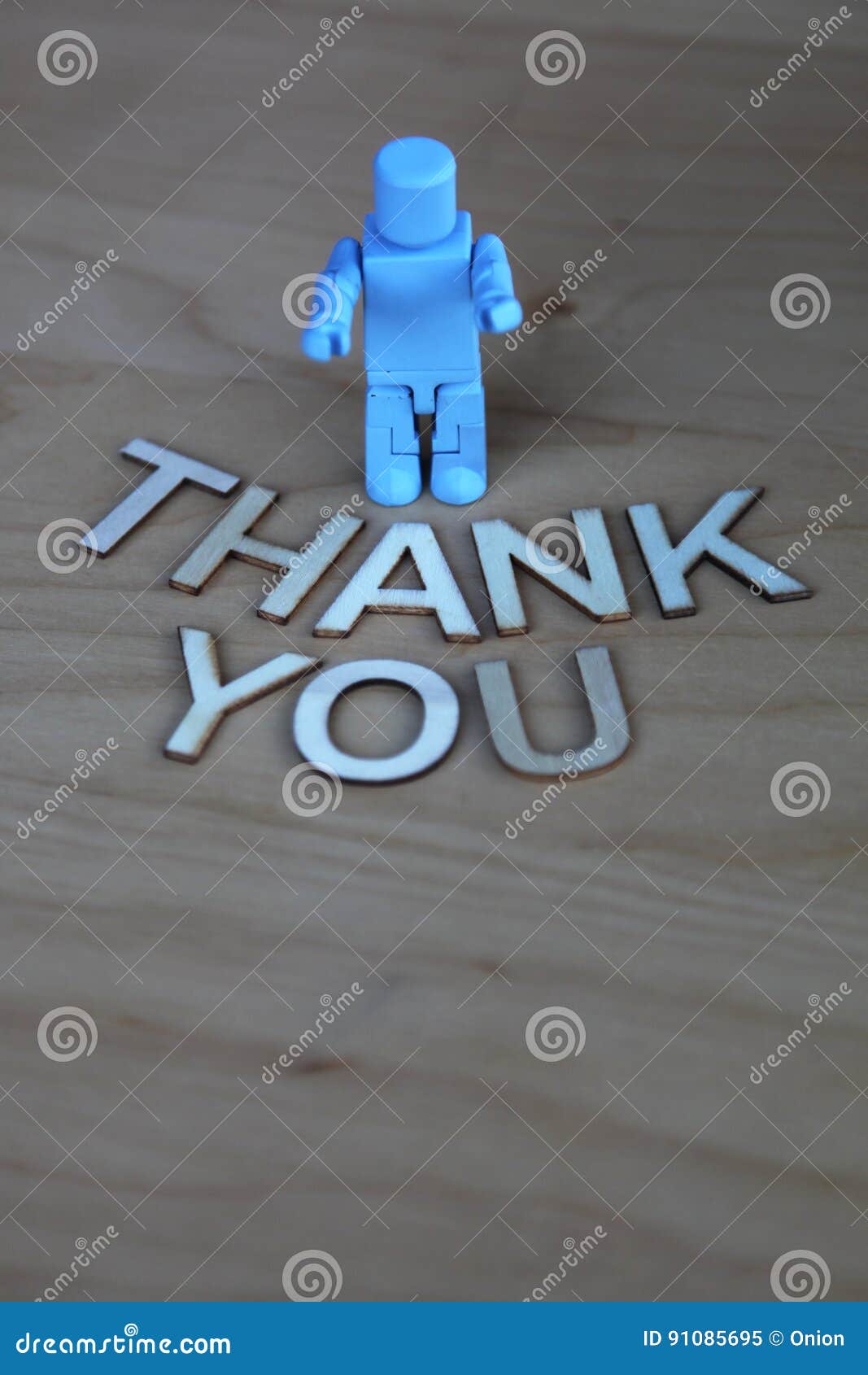 Generic Figure with the Words Thank You Stock Image - Image of colorful ...