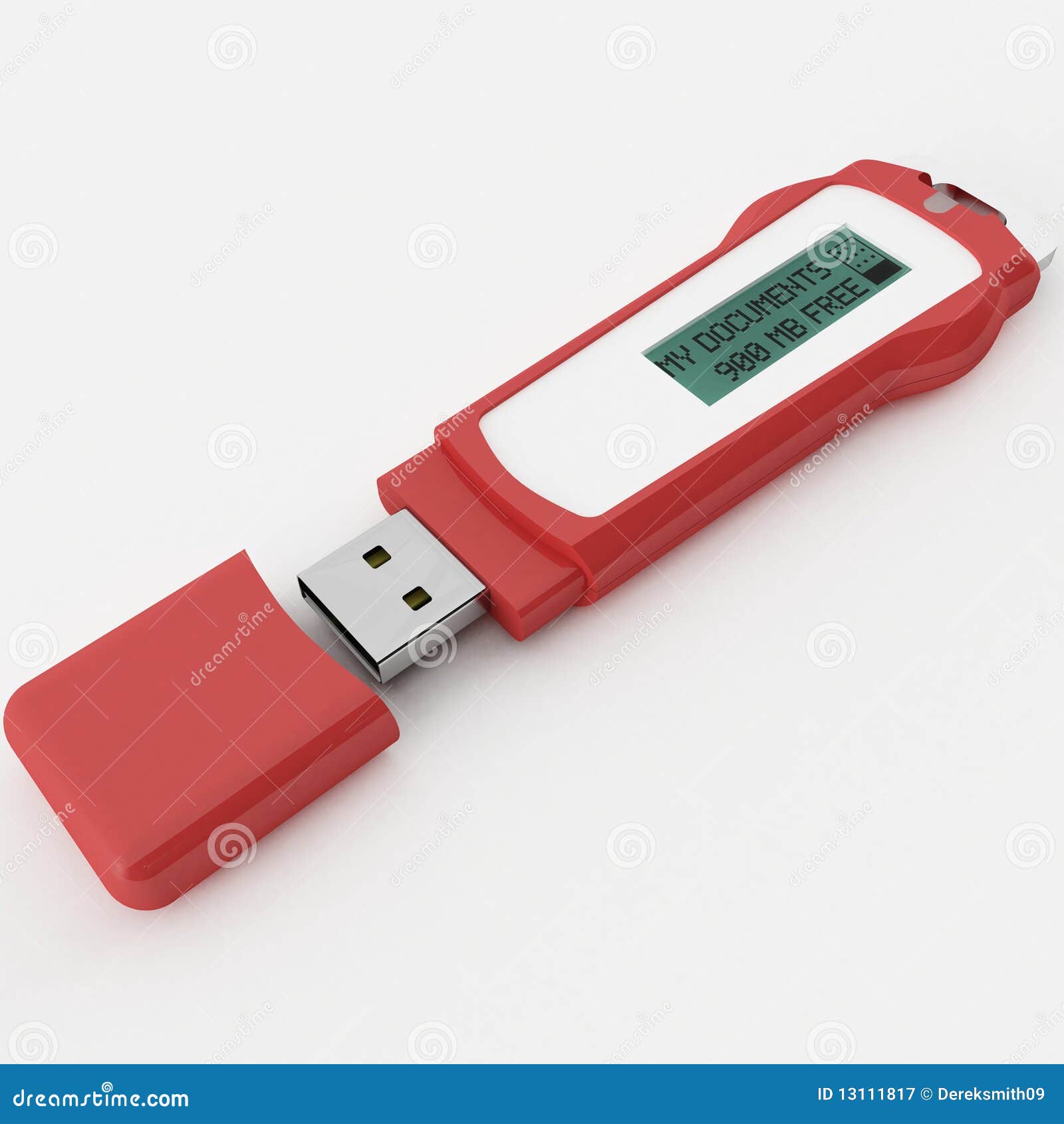 Generic Flash Drive stock illustration. Illustration of flash - 13111817