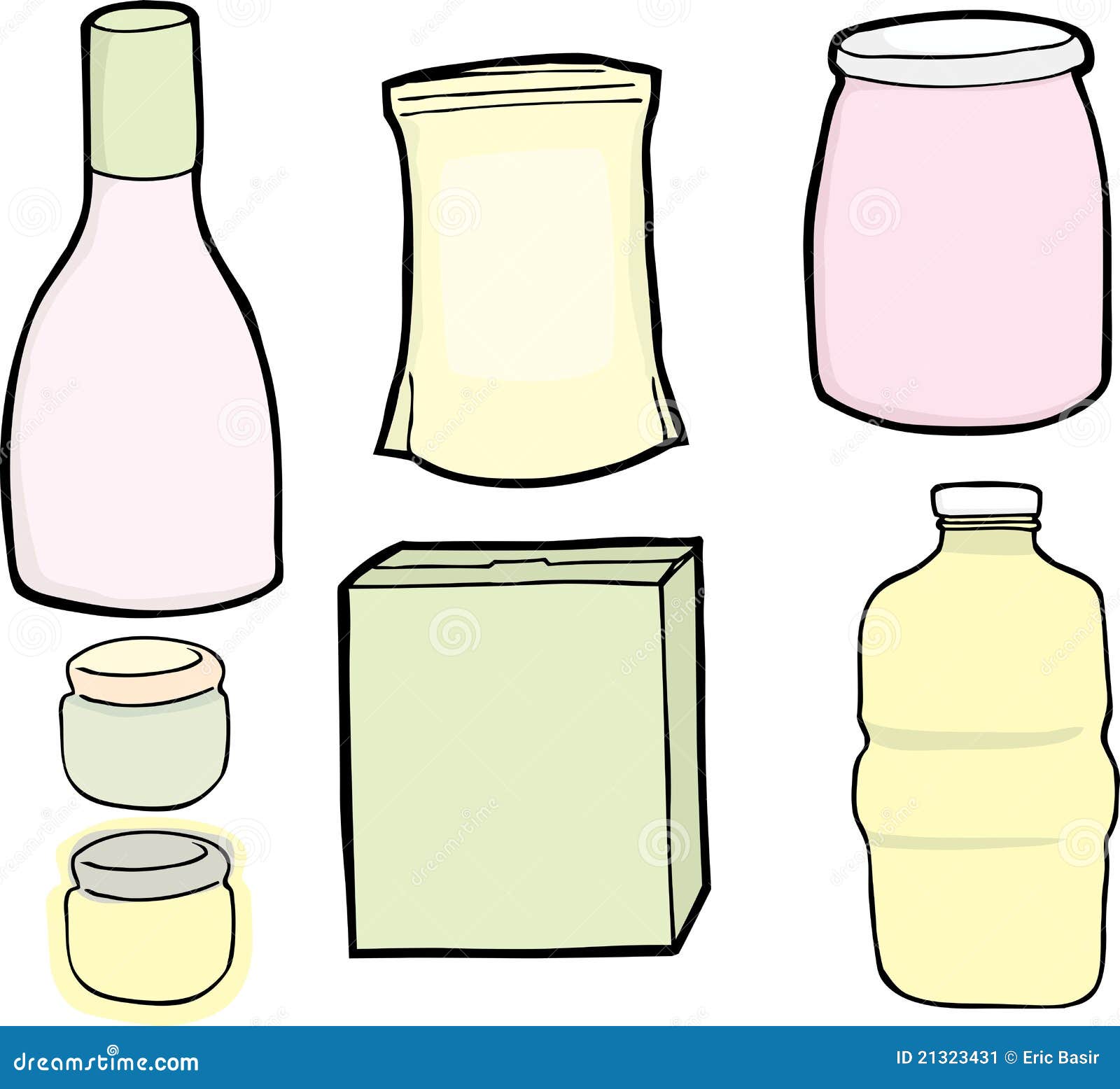 Generic Food Packages stock vector. Illustration of group - 21323431