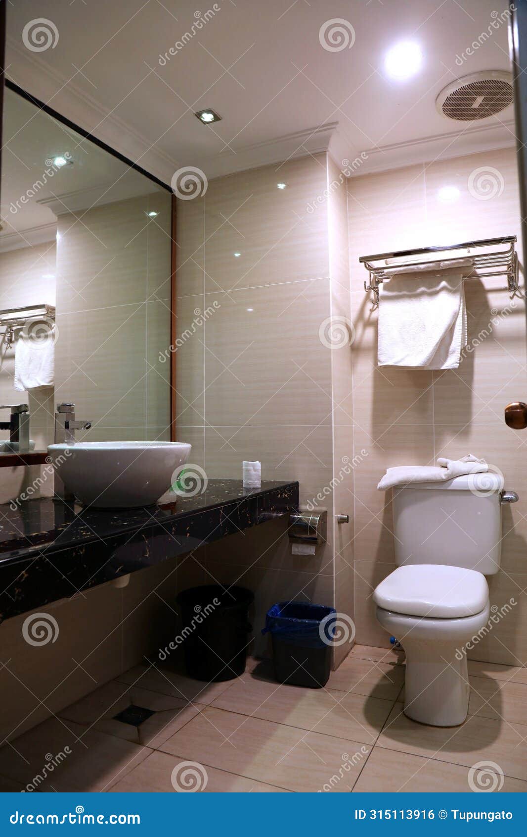 Generic Hotel Bathroom in Malaysia Stock Photo - Image of white, kuala ...
