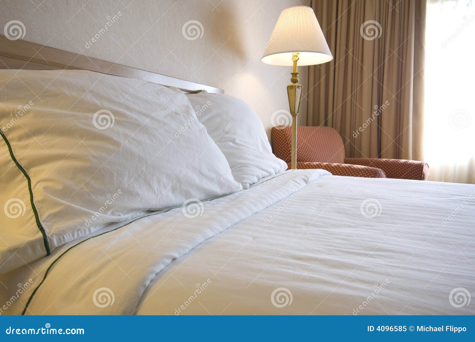 A generic hotel room stock image. Image of chair, motel - 4096585