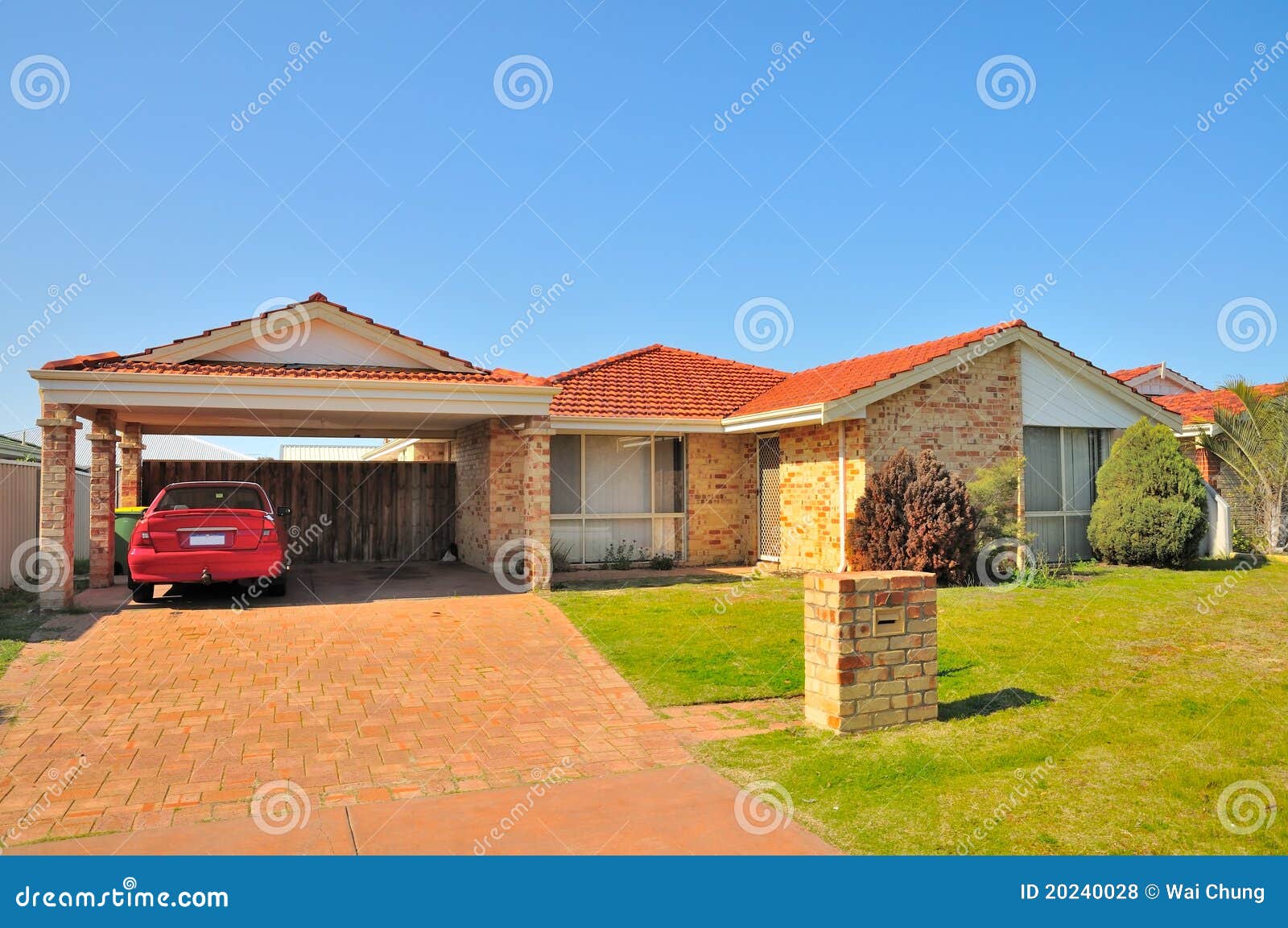 Generic House Facade With Balconies Stock Image | CartoonDealer.com ...