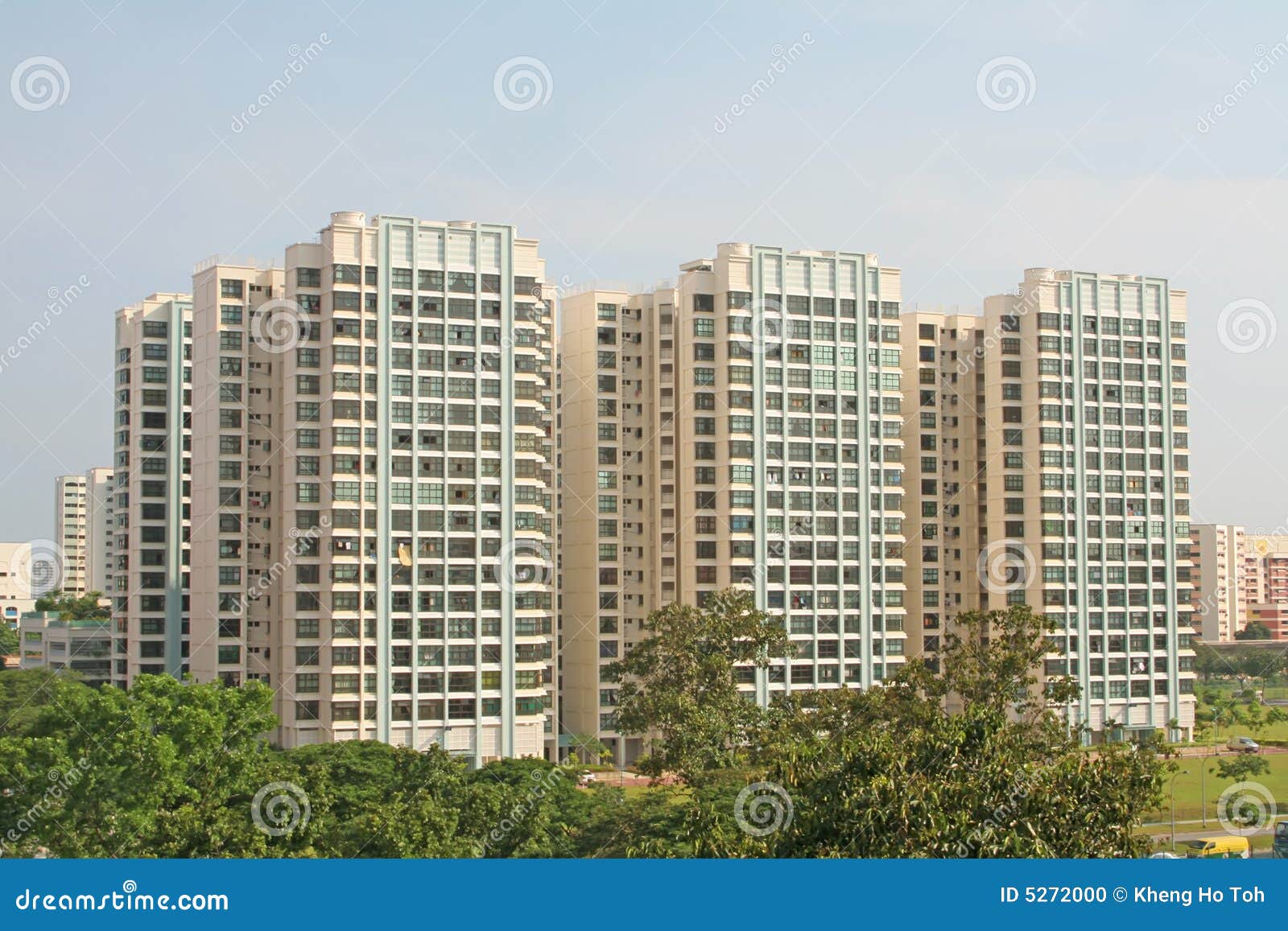 Generic Housing in the Form of Flats Stock Photo - Image of budget ...