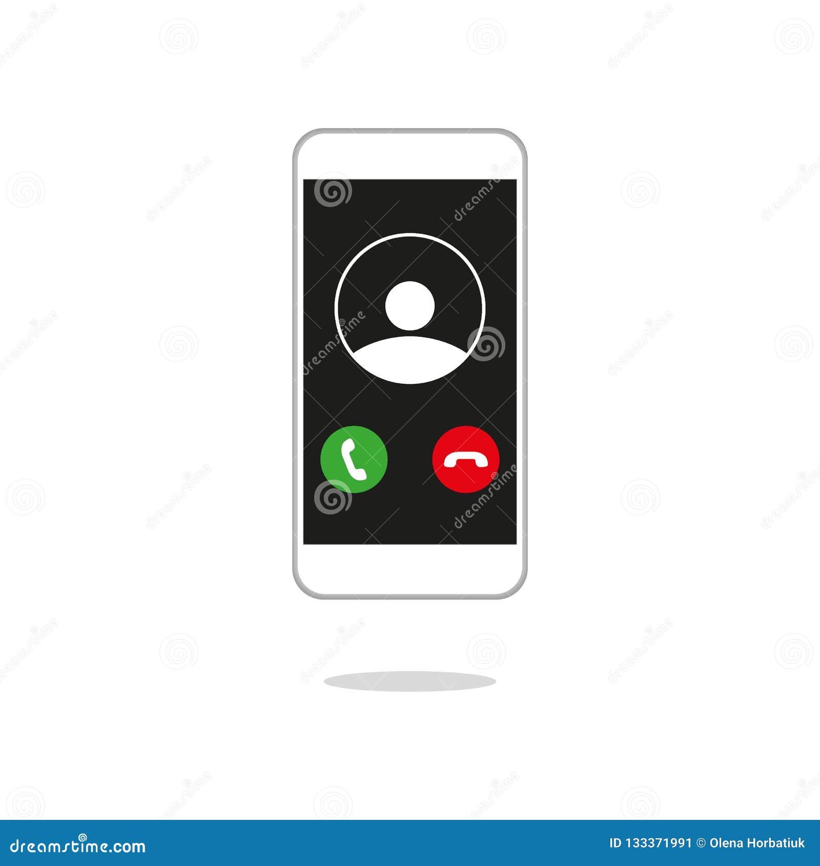 Generic Incoming Phone Call Screen User Interface UI Vector Stock ... Generic Incoming Phone Call Screen User Interface UI Vector Stock ...